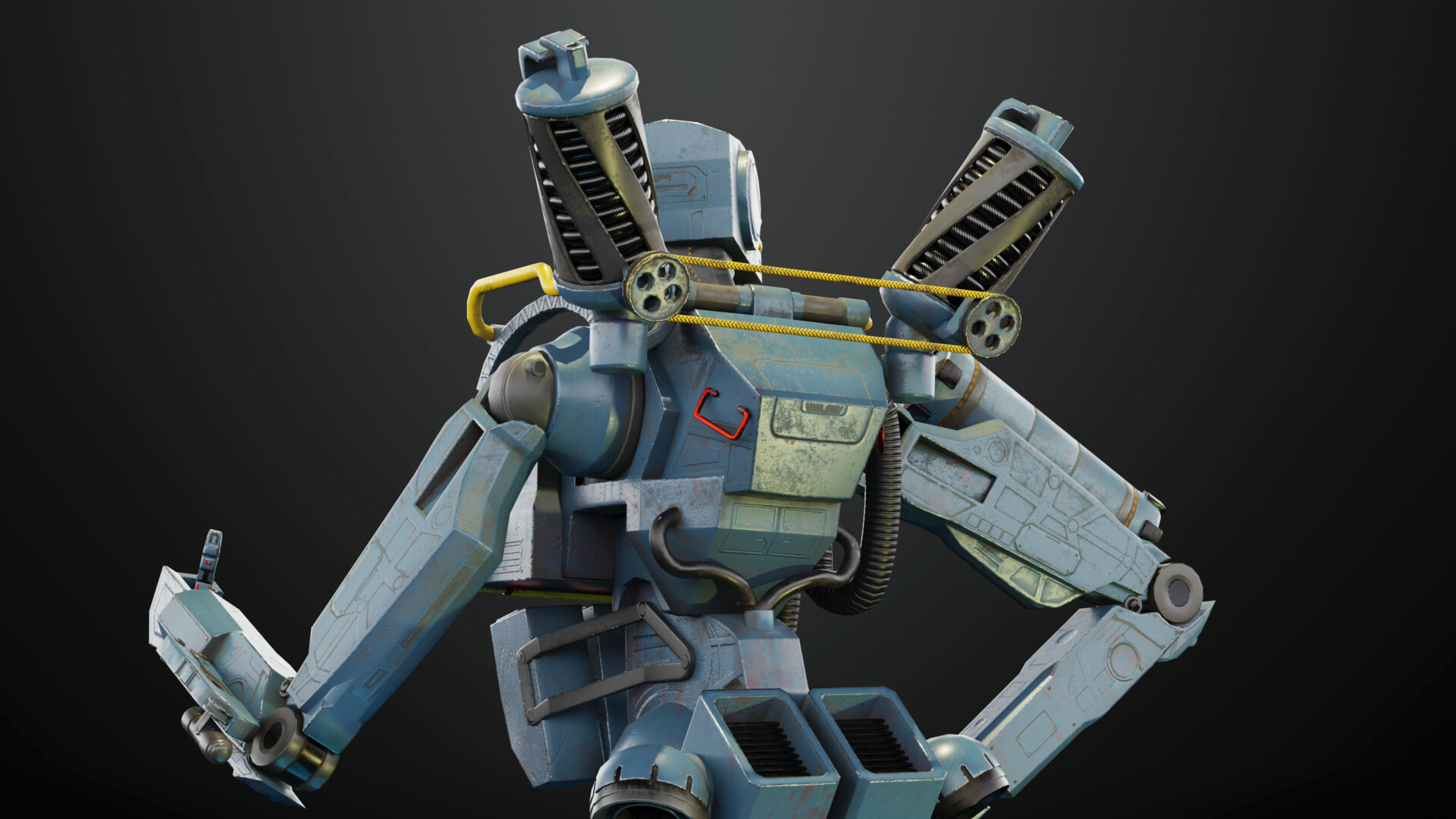 Mateusz Zajac - Pathfinder 3D model - Apex Legends Fanart