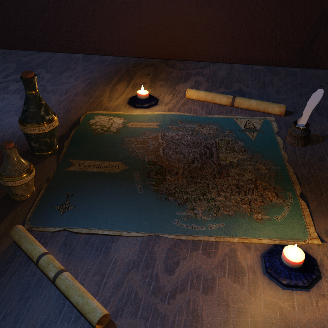 ArtStation - TES III: Morrowind Lore 3D