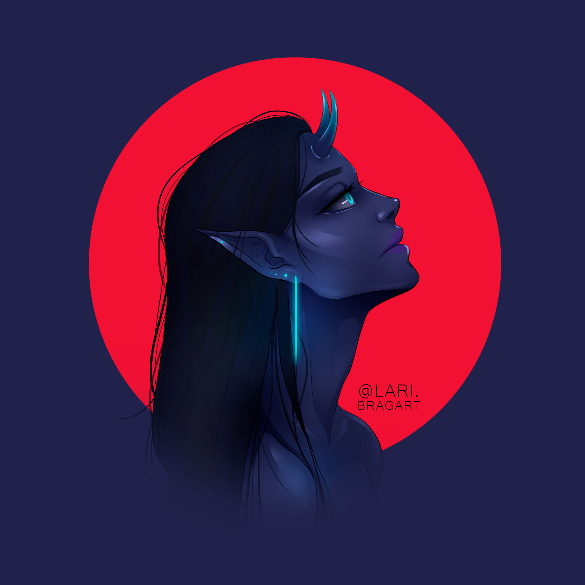 ArtStation - Red moon's child