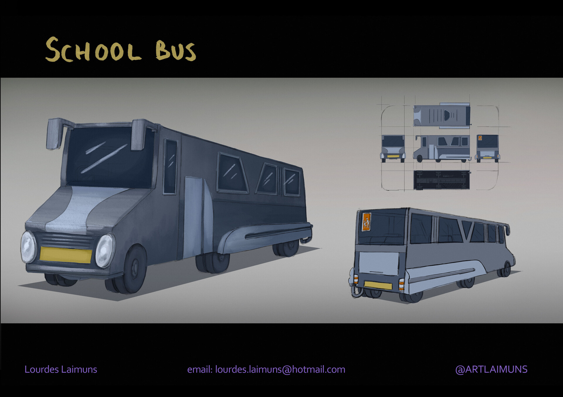 ArtStation - Bus design