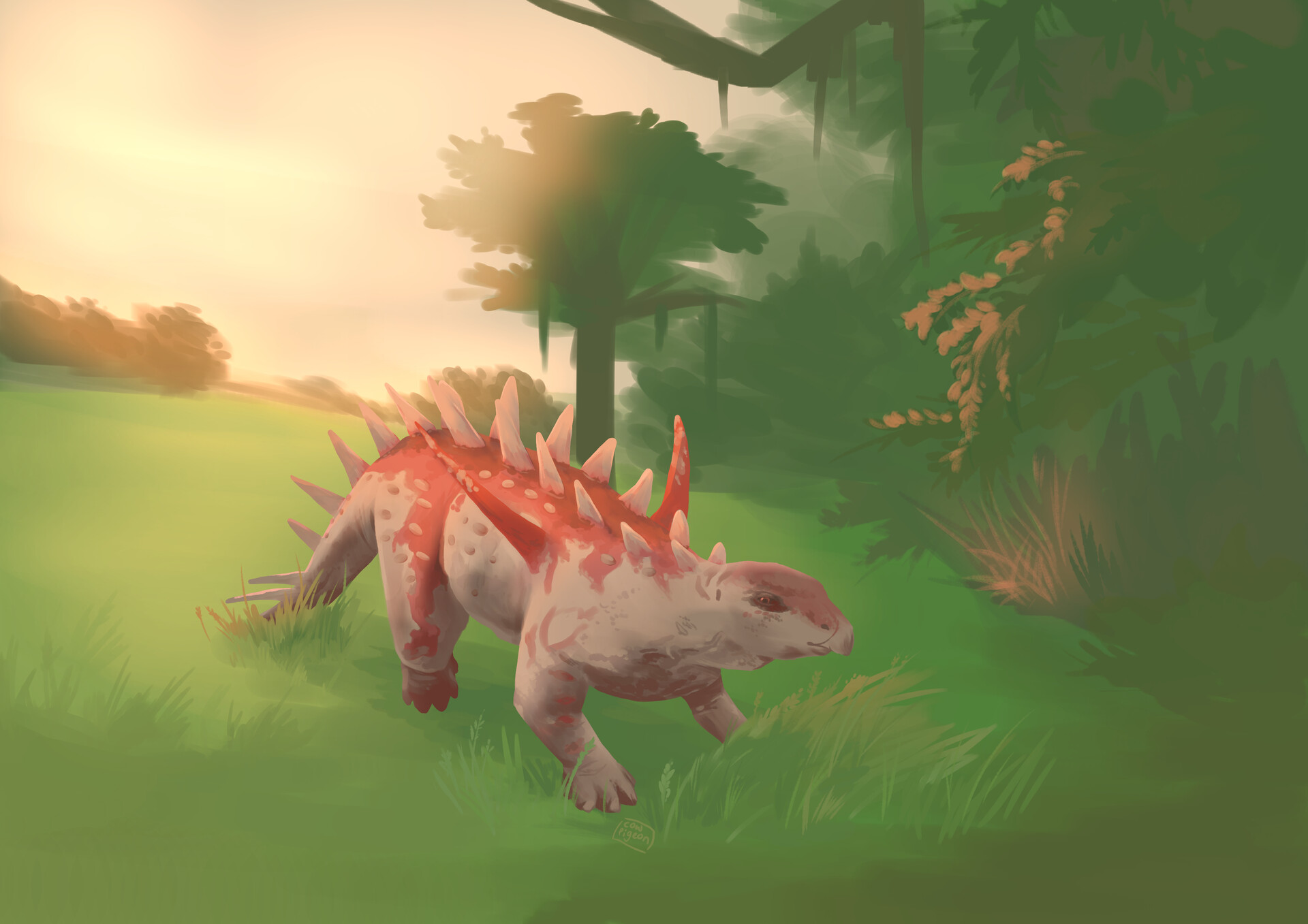 ArtStation - strawberry chungkingosaurus