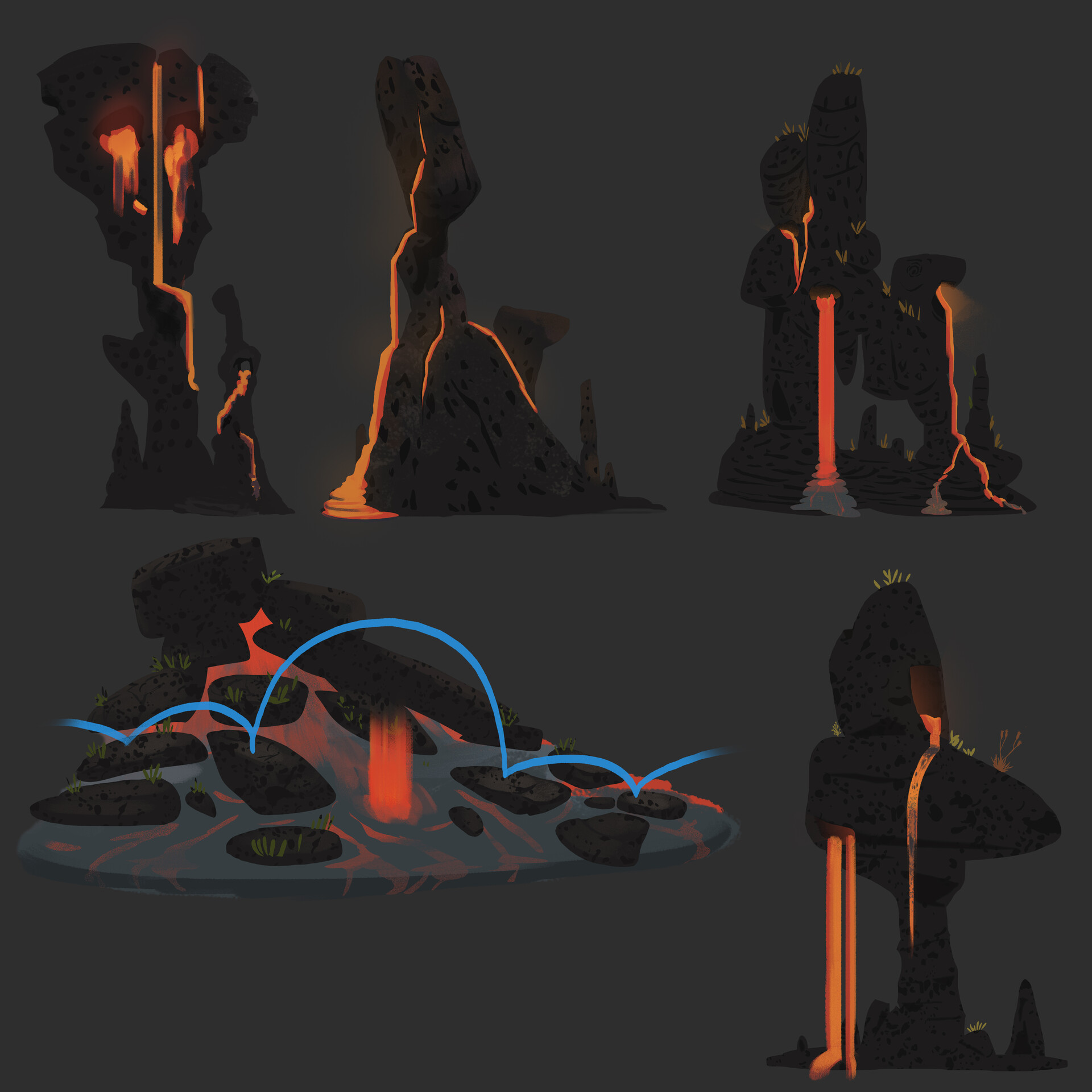 Jeremy Ozeroglu - Volcano platform shape exploration