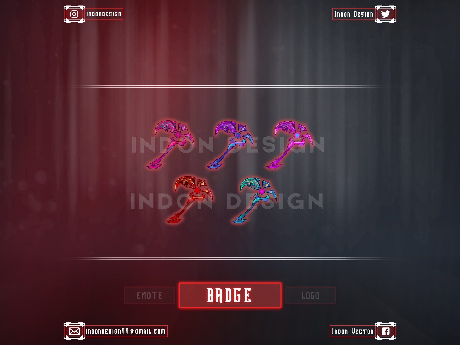 ArtStation - Weapon Sub Badges