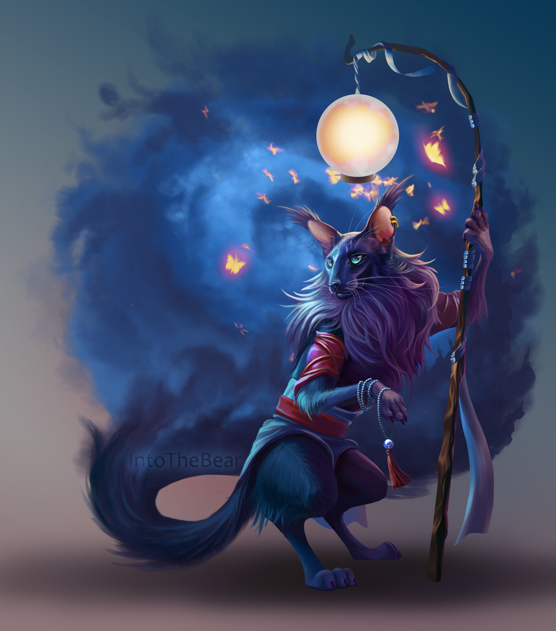 ArtStation - Twilight Cat