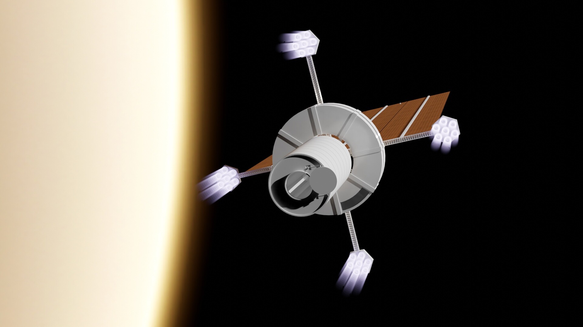 ArtStation - Ion drive spaceship