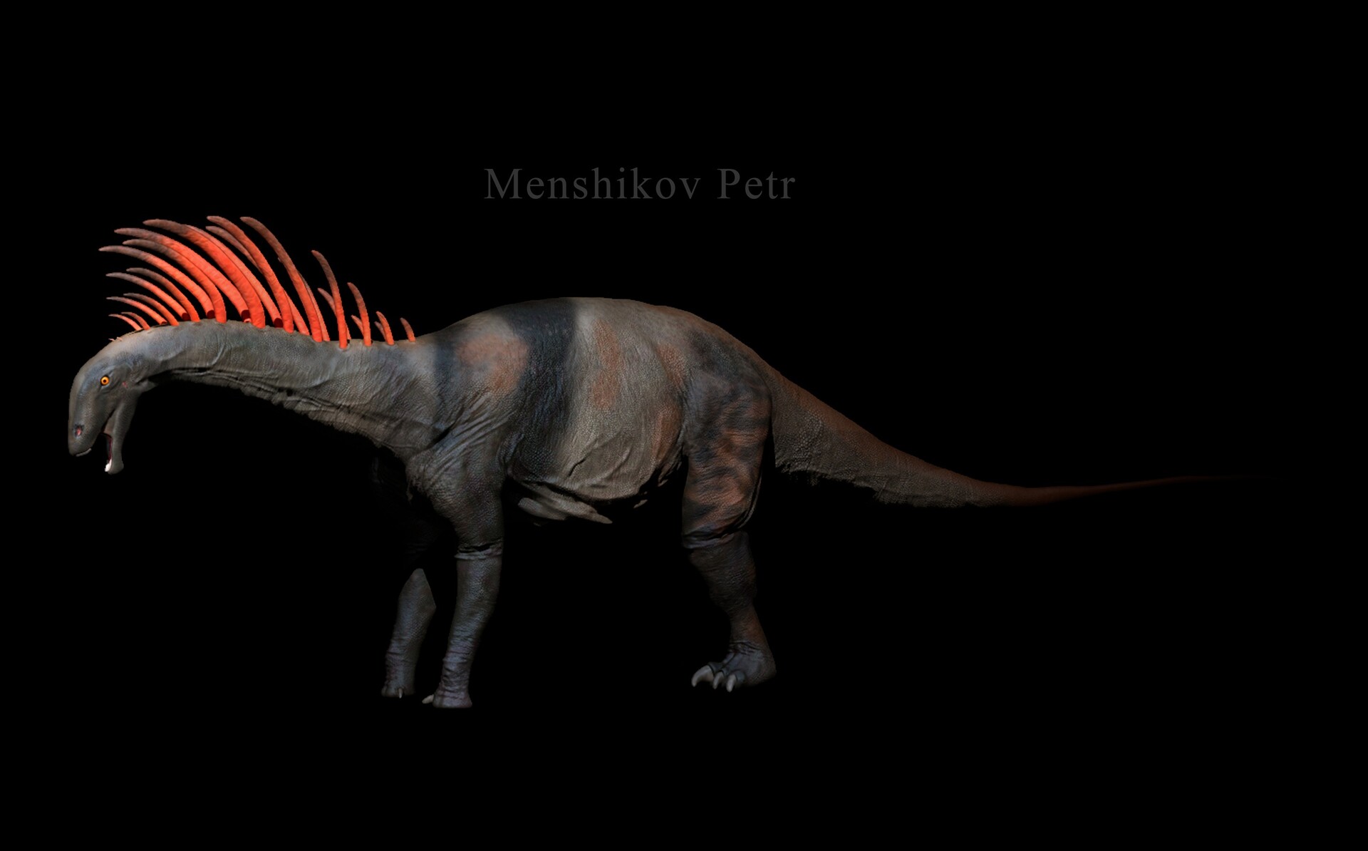 ArtStation - 3d model of Bajadasaurus pronuspinax