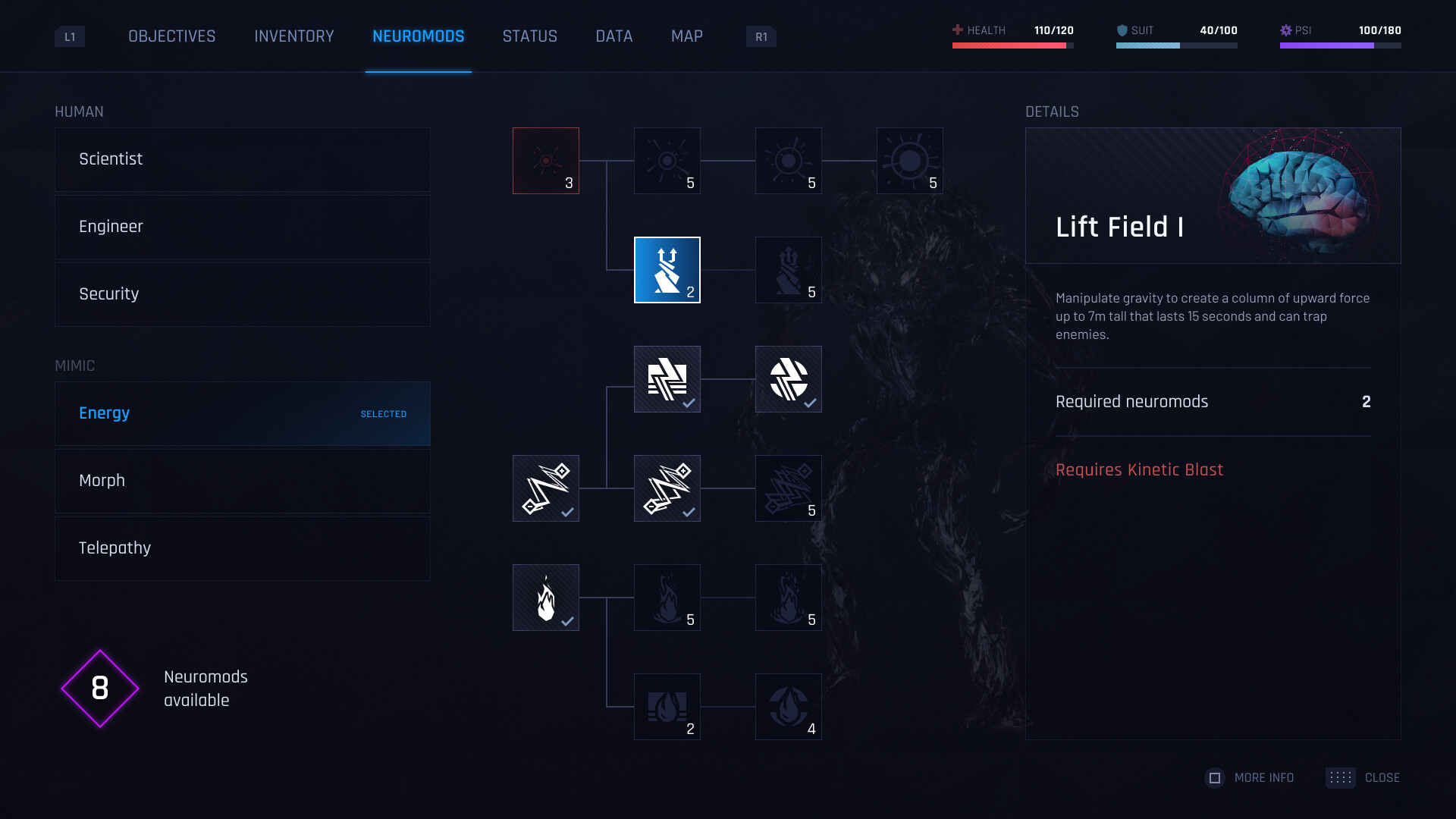 Max Osipovsky - Prey (2017) UI Redesign