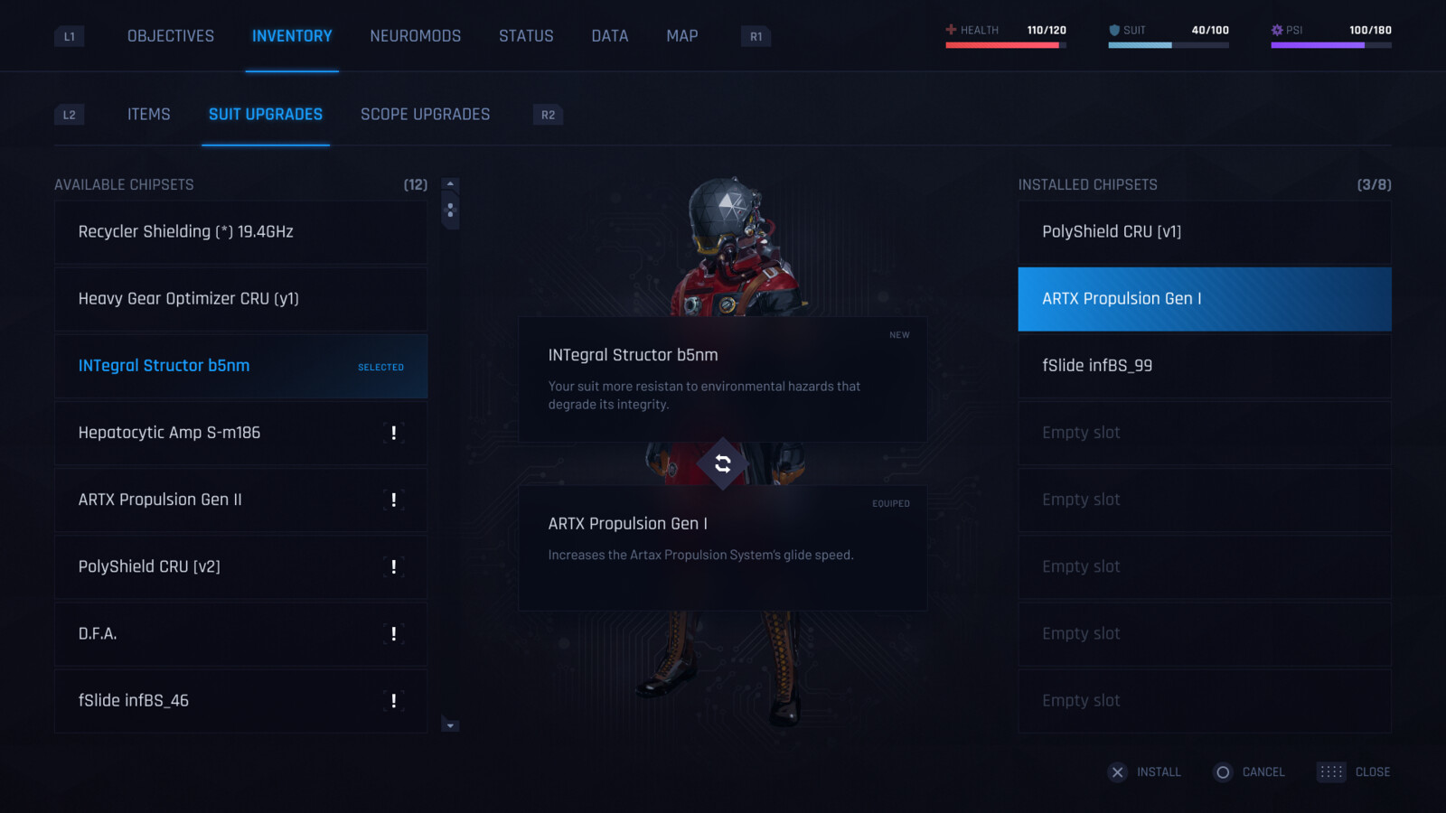 Max Osipovsky - Prey (2017) UI Redesign