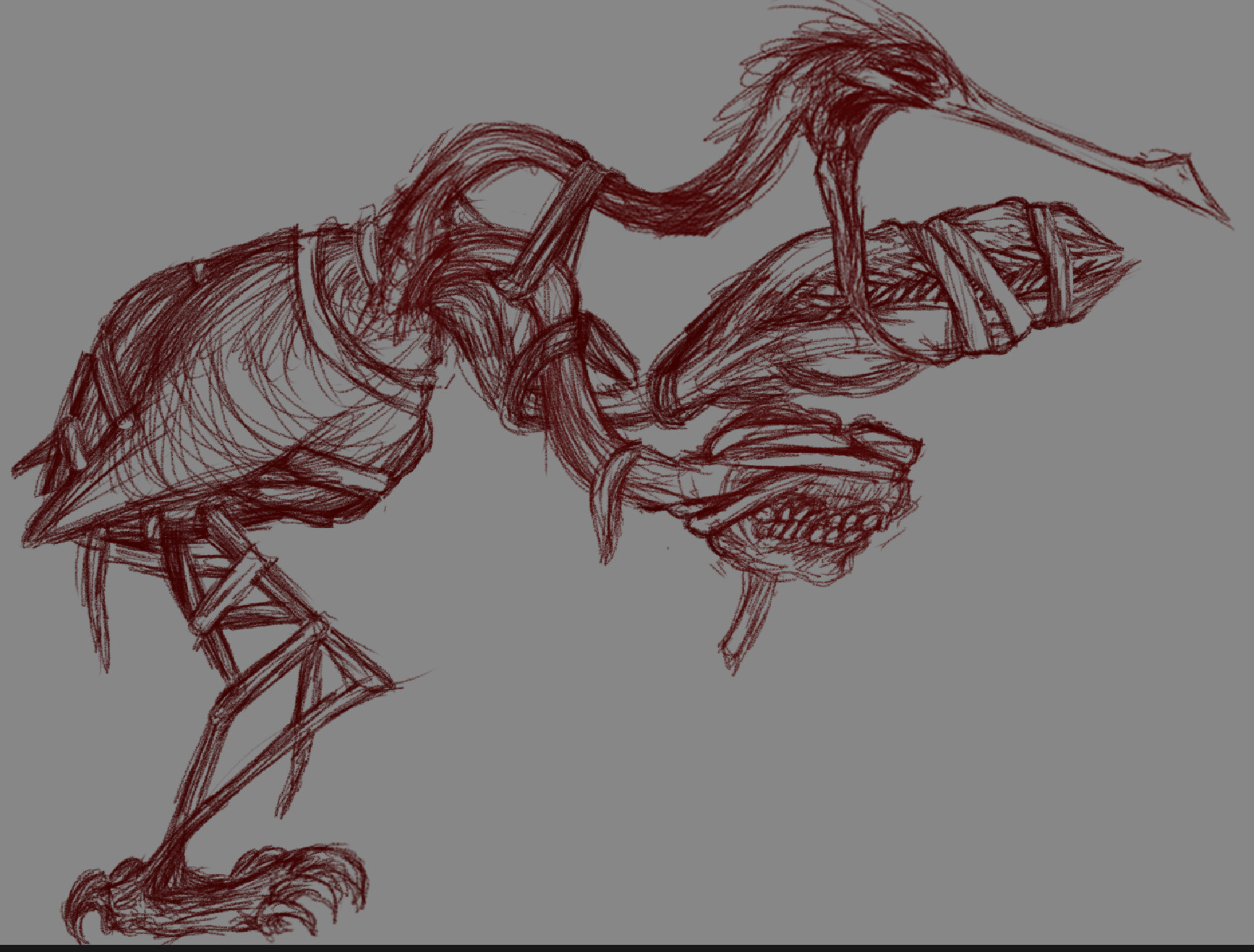 ArtStation - Genesis - 'Triptych' Preliminary Sketch