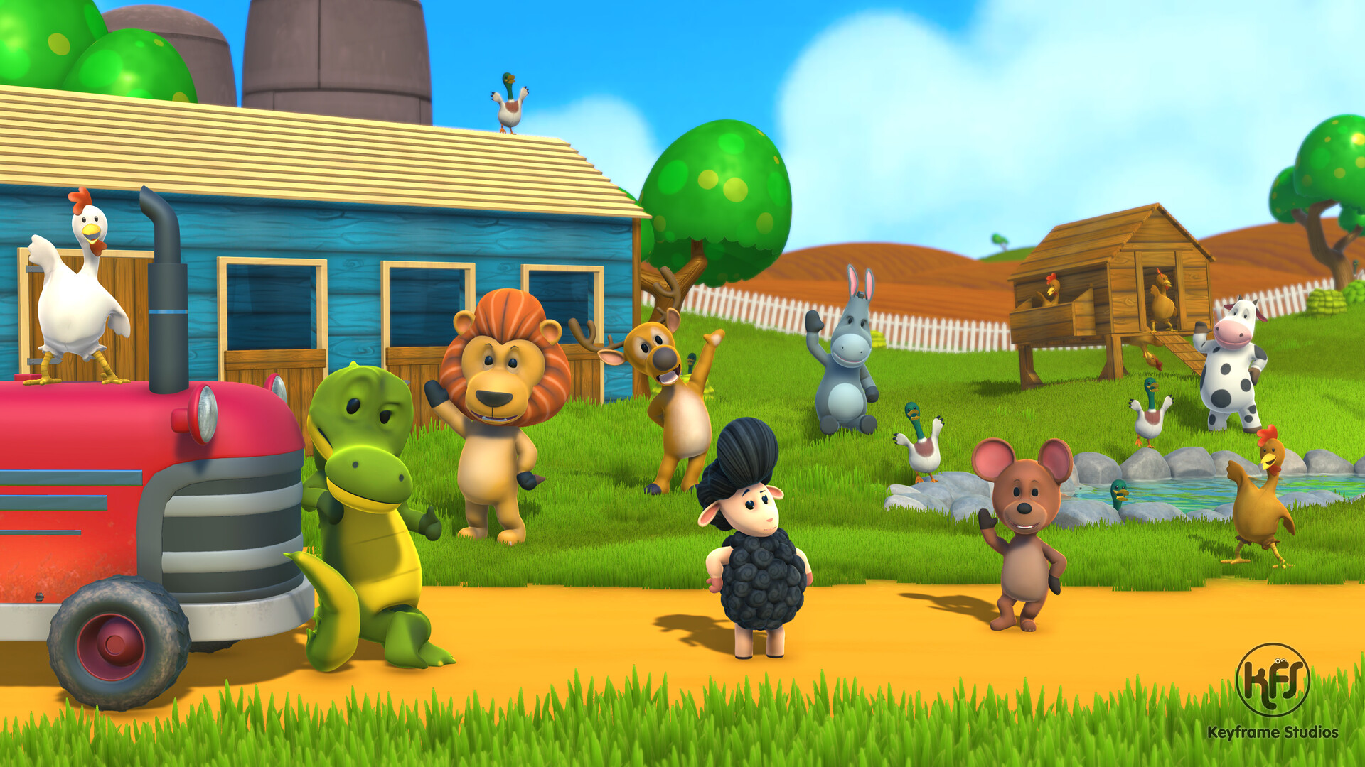 ArtStation - Zeze zebra's farm