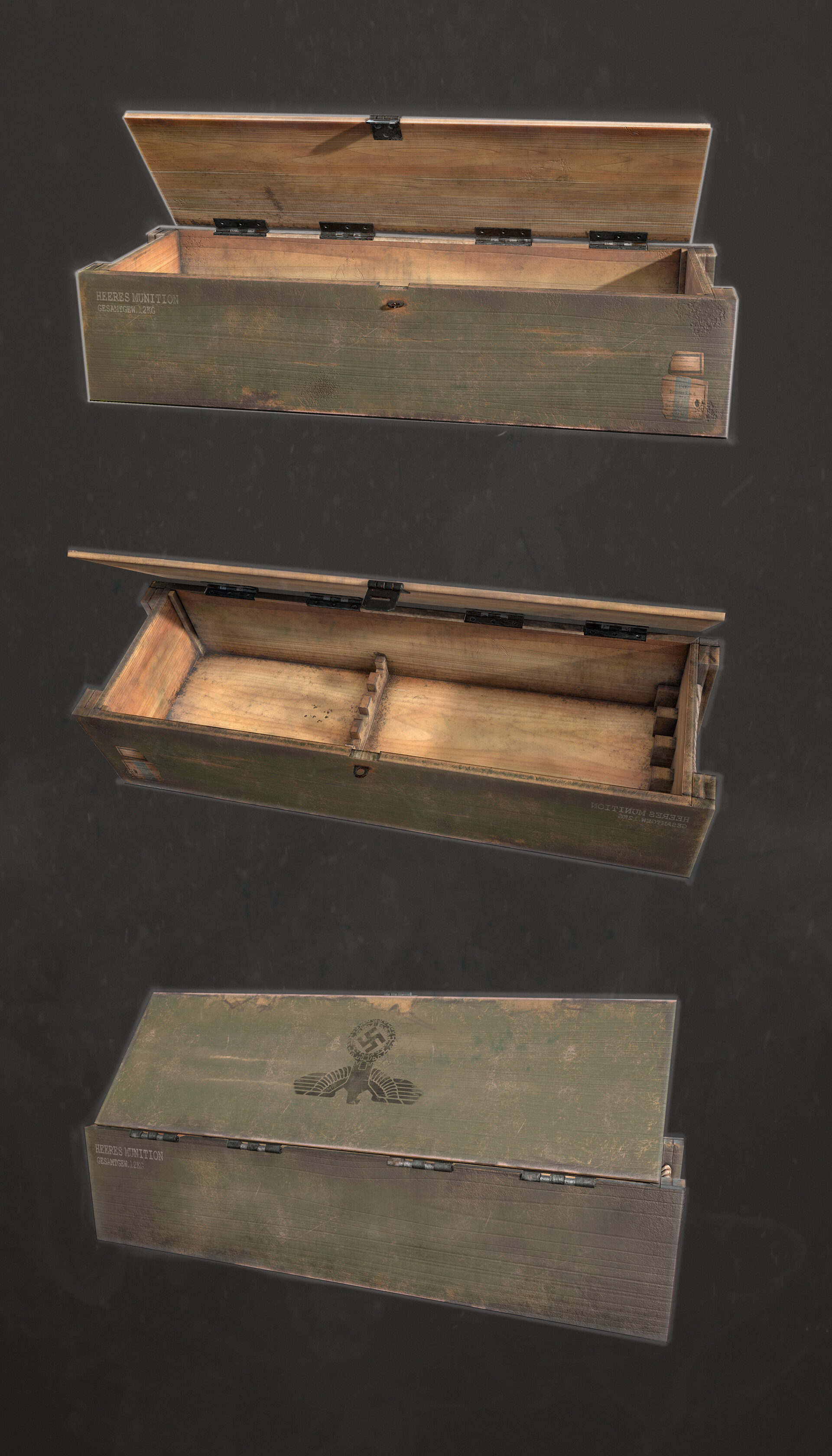 ArtStation - German box of the Second World War.