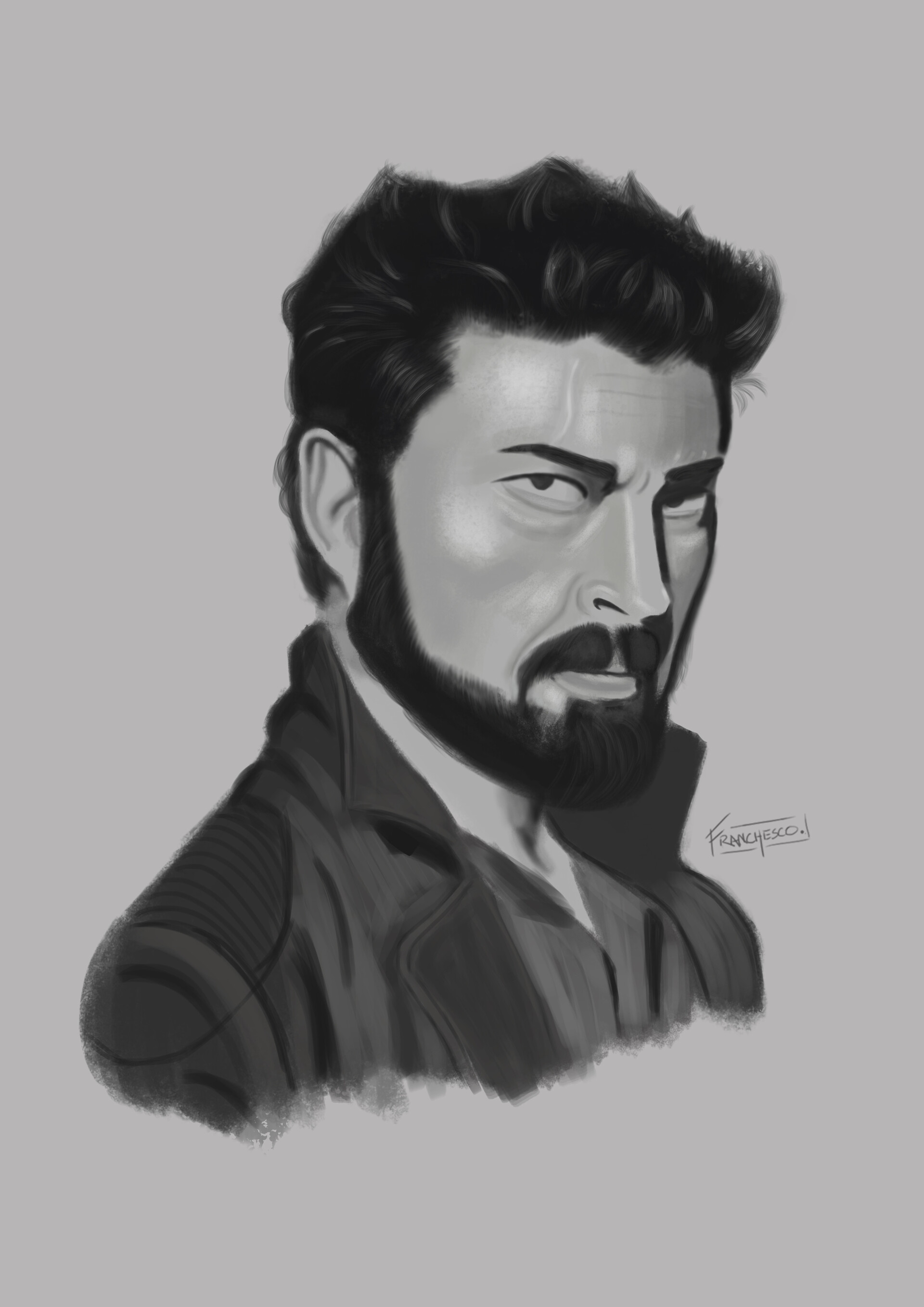 ArtStation - Study Billy Butcher Portrait