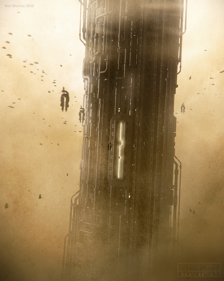 Neil Blevins - Megastructures Gas Giant Refinery 6