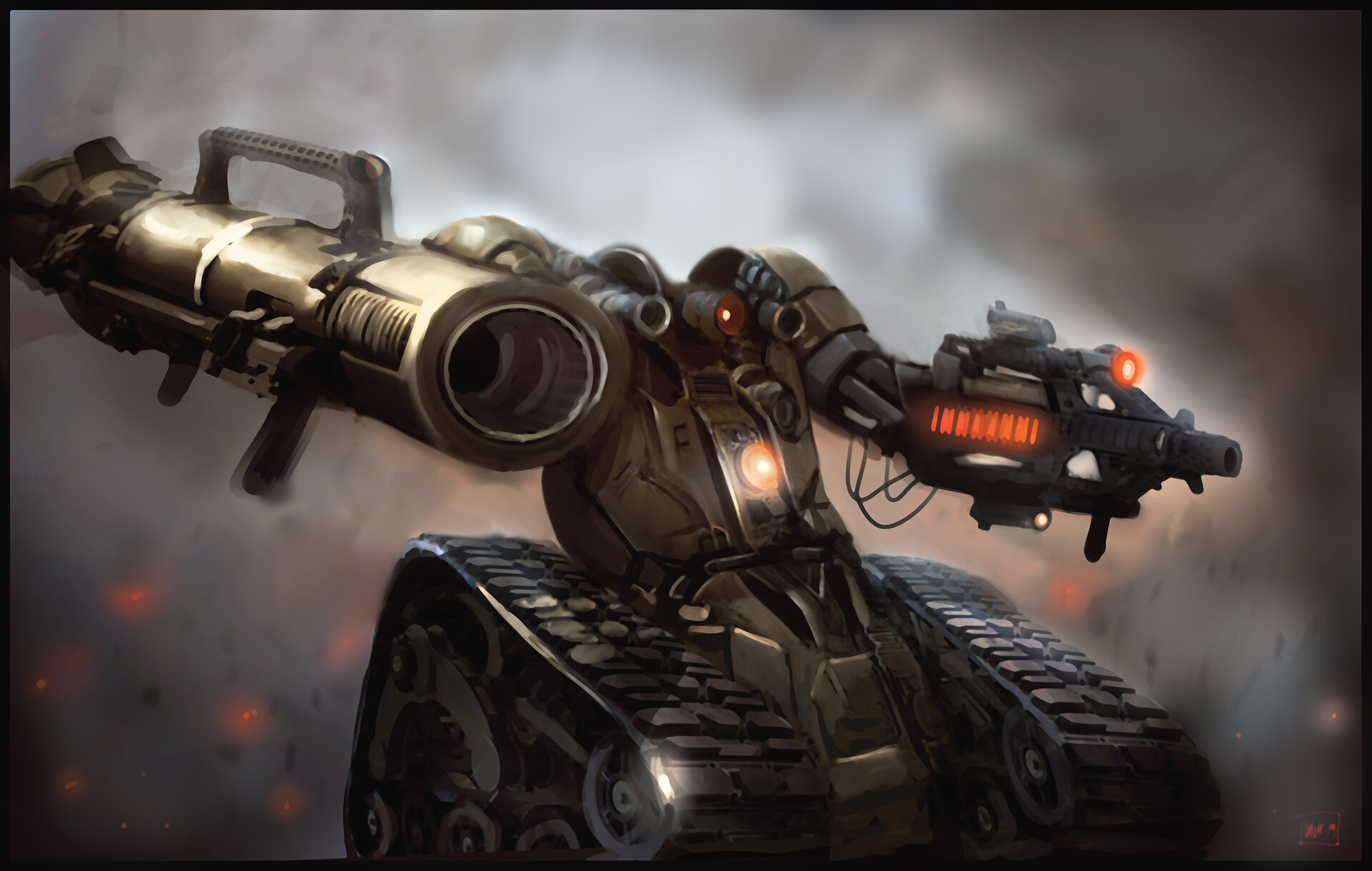 ArtStation - Scifi tank-robot