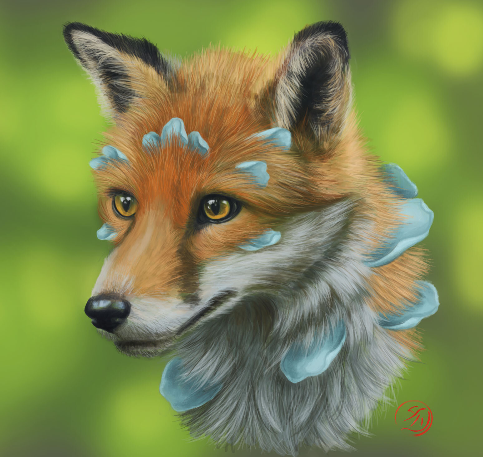 ArtStation - Flower fox