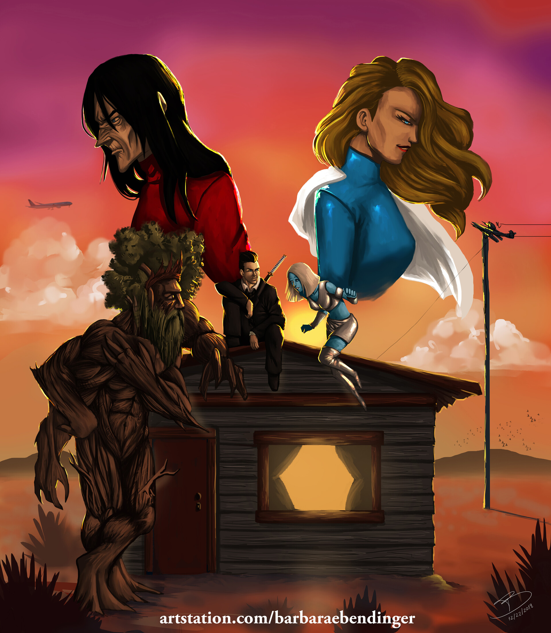 ArtStation - DnD party