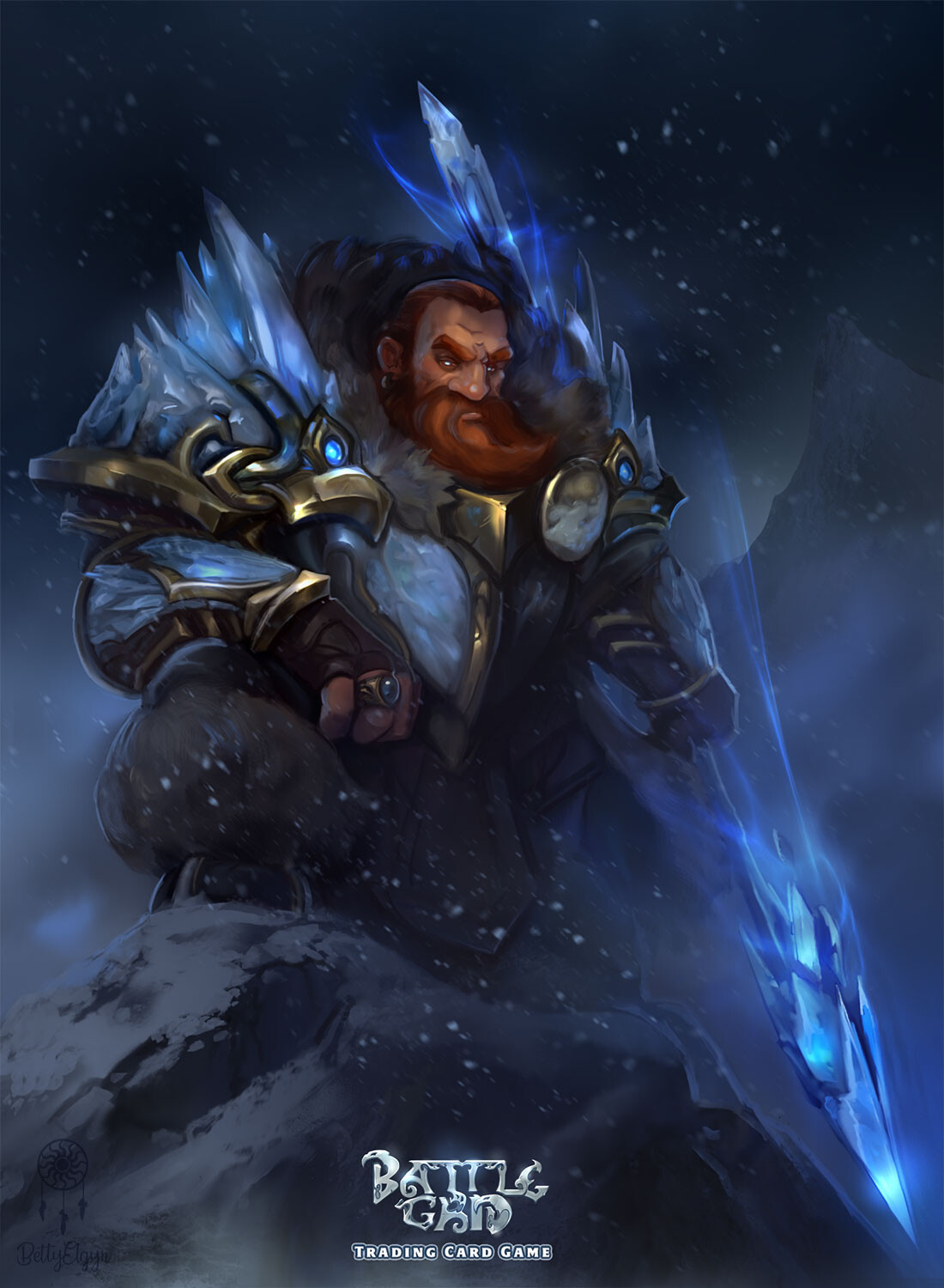 ArtStation - the Ice Dwarf card