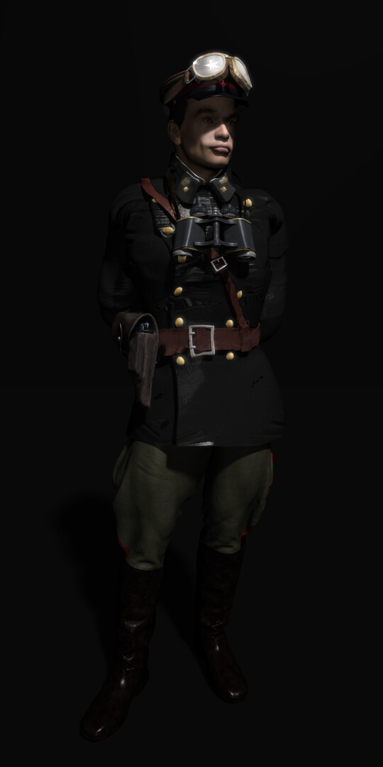 ArtStation - Soviet Tank Officer