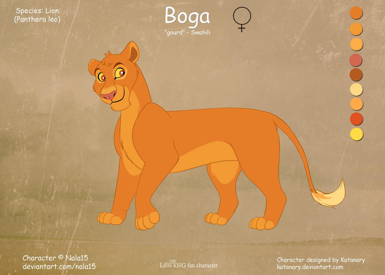 Nala15 - Betrothed and Brothers - TLK Character Reference Sheets