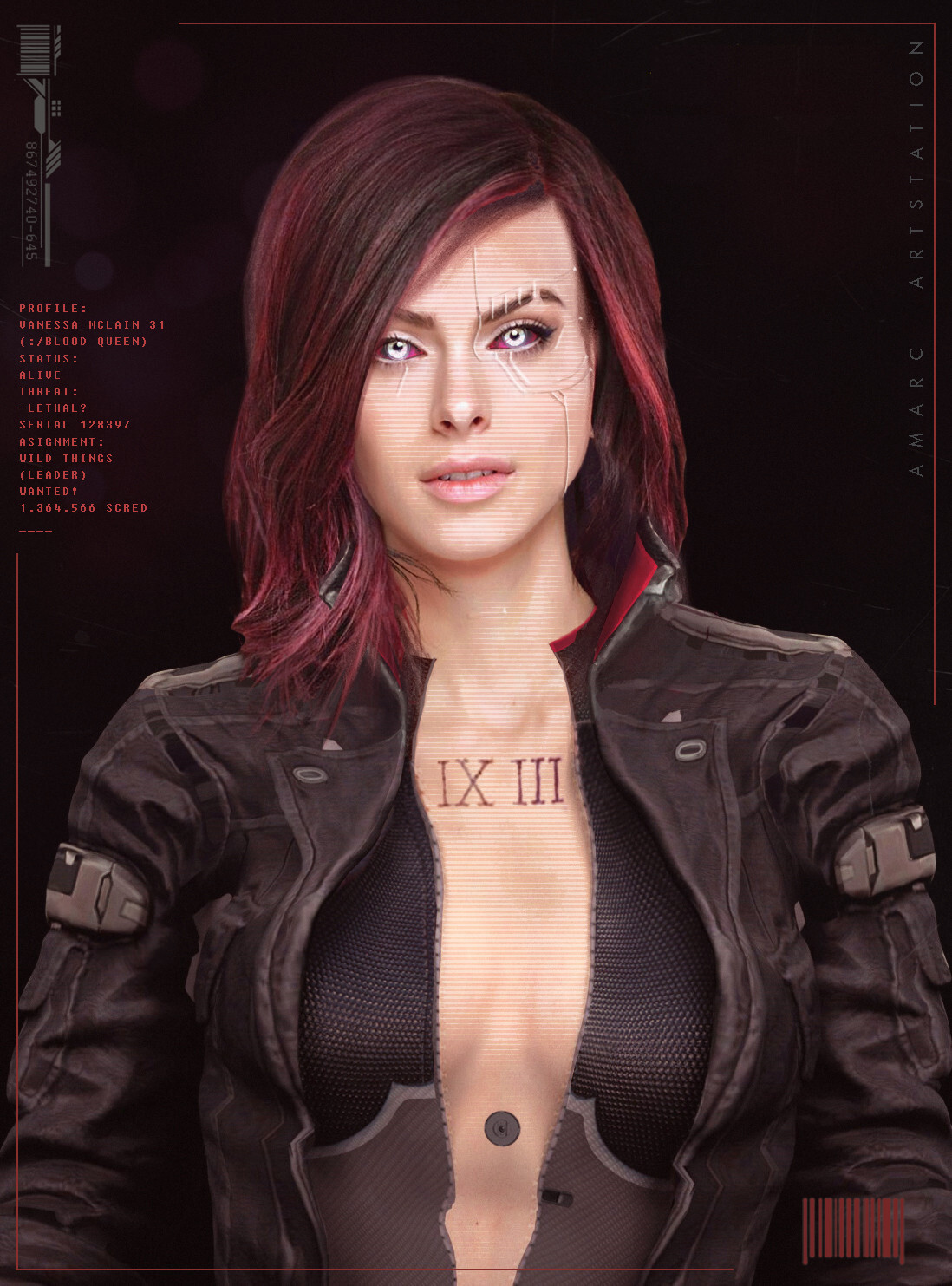 Adrian Marc - Cyberpunk Gang Leader