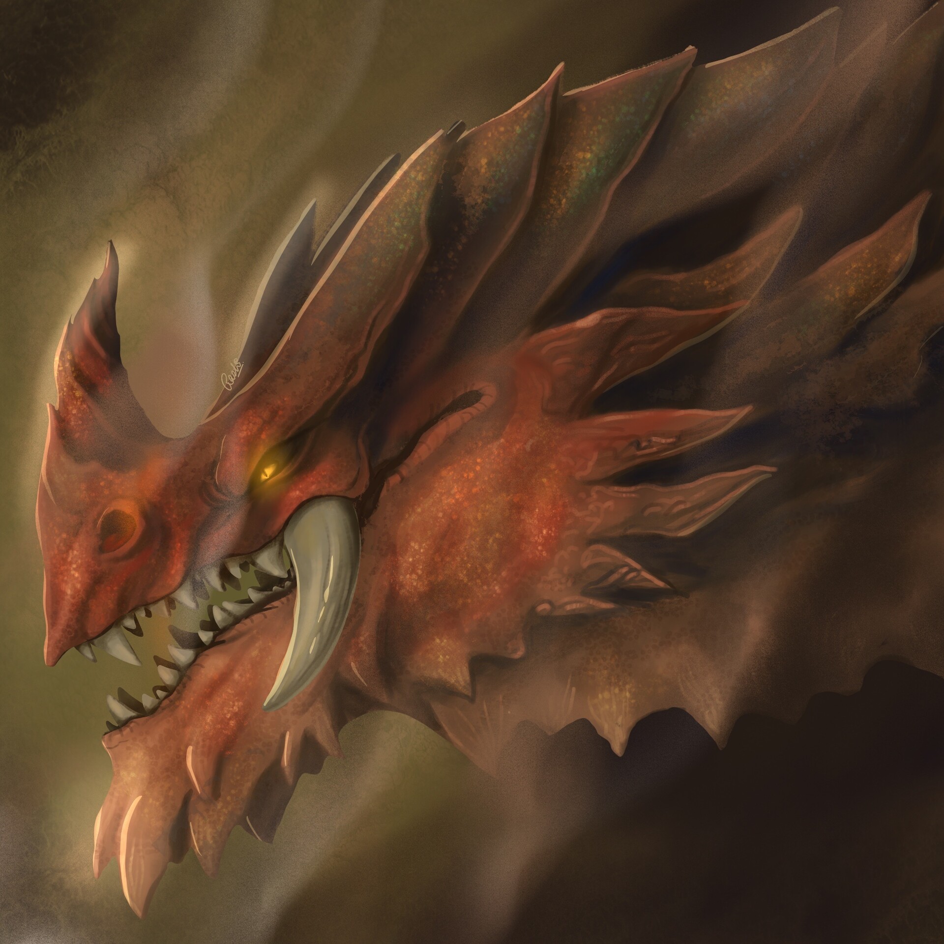 ArtStation - Red Dragon