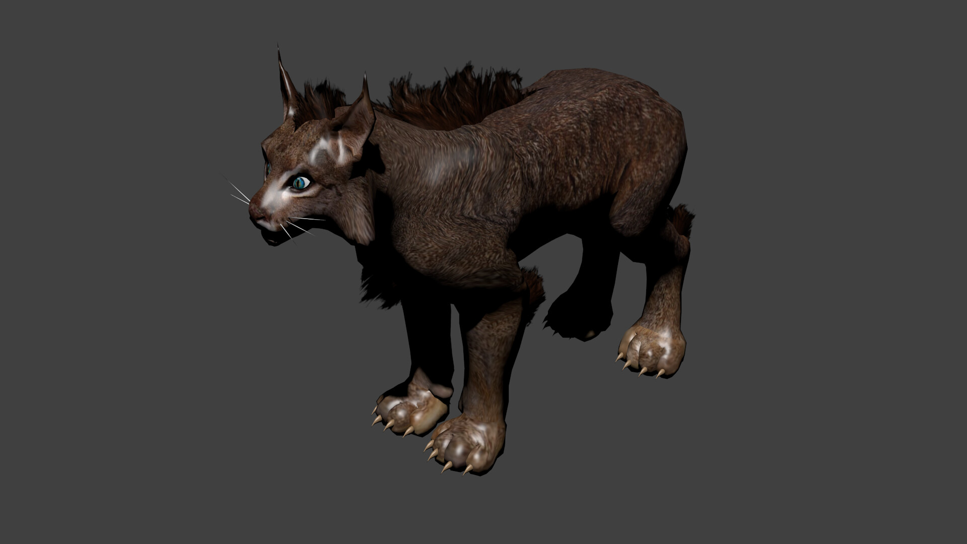 ArtStation - Lynx Low Poly - 3D Model