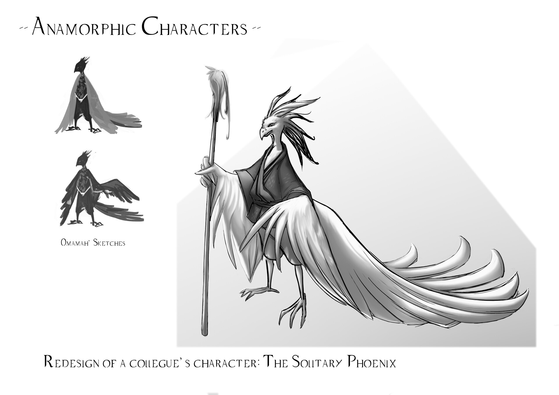 phoenix human drawing