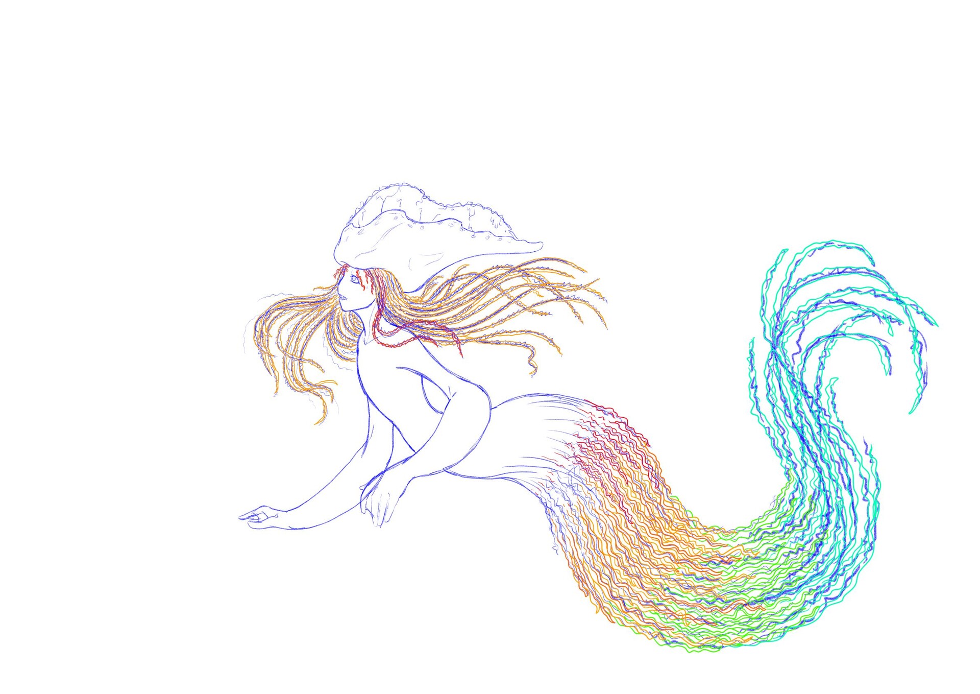 Carys Bowen - WIP Portuguese Man-o-Warmaid