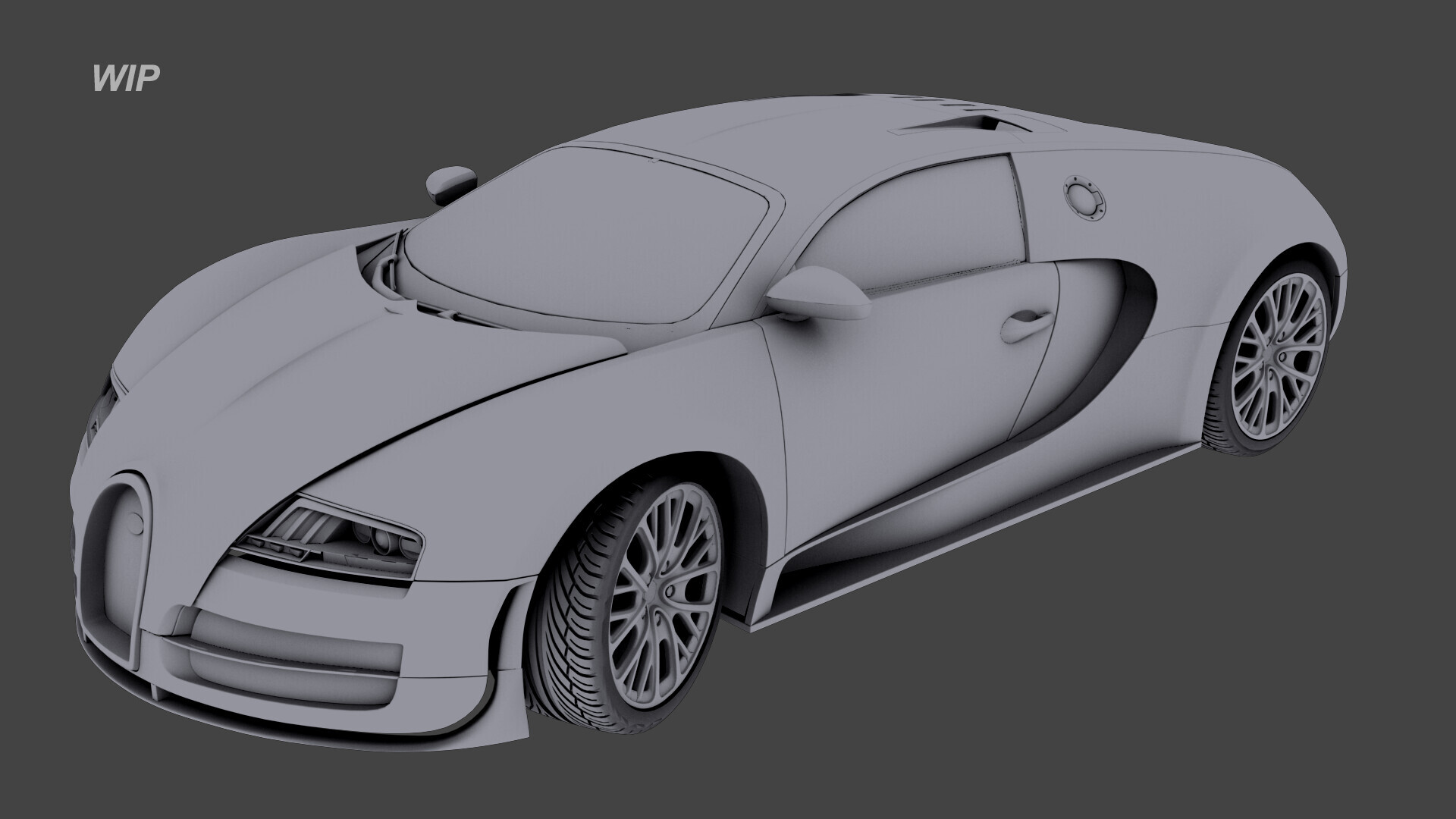 ArtStation - Bugati Chiron