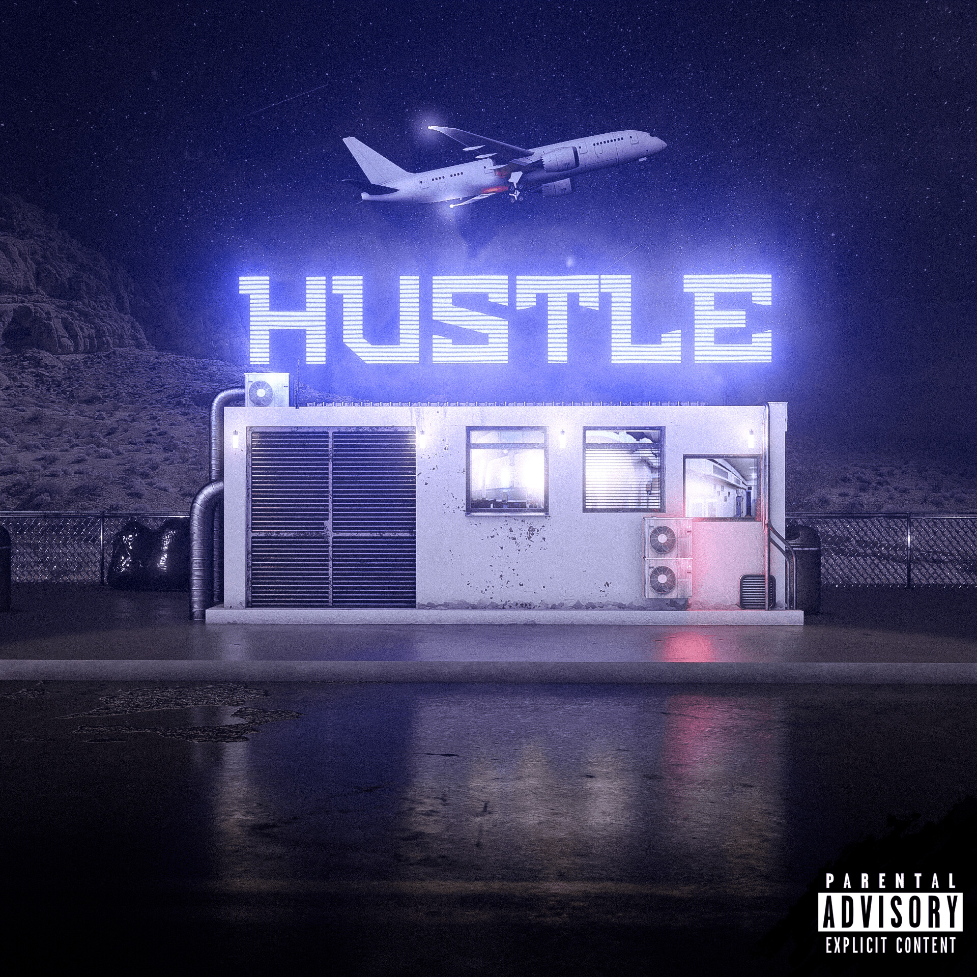 ArtStation - HUSTLE - Album Cover Artwork