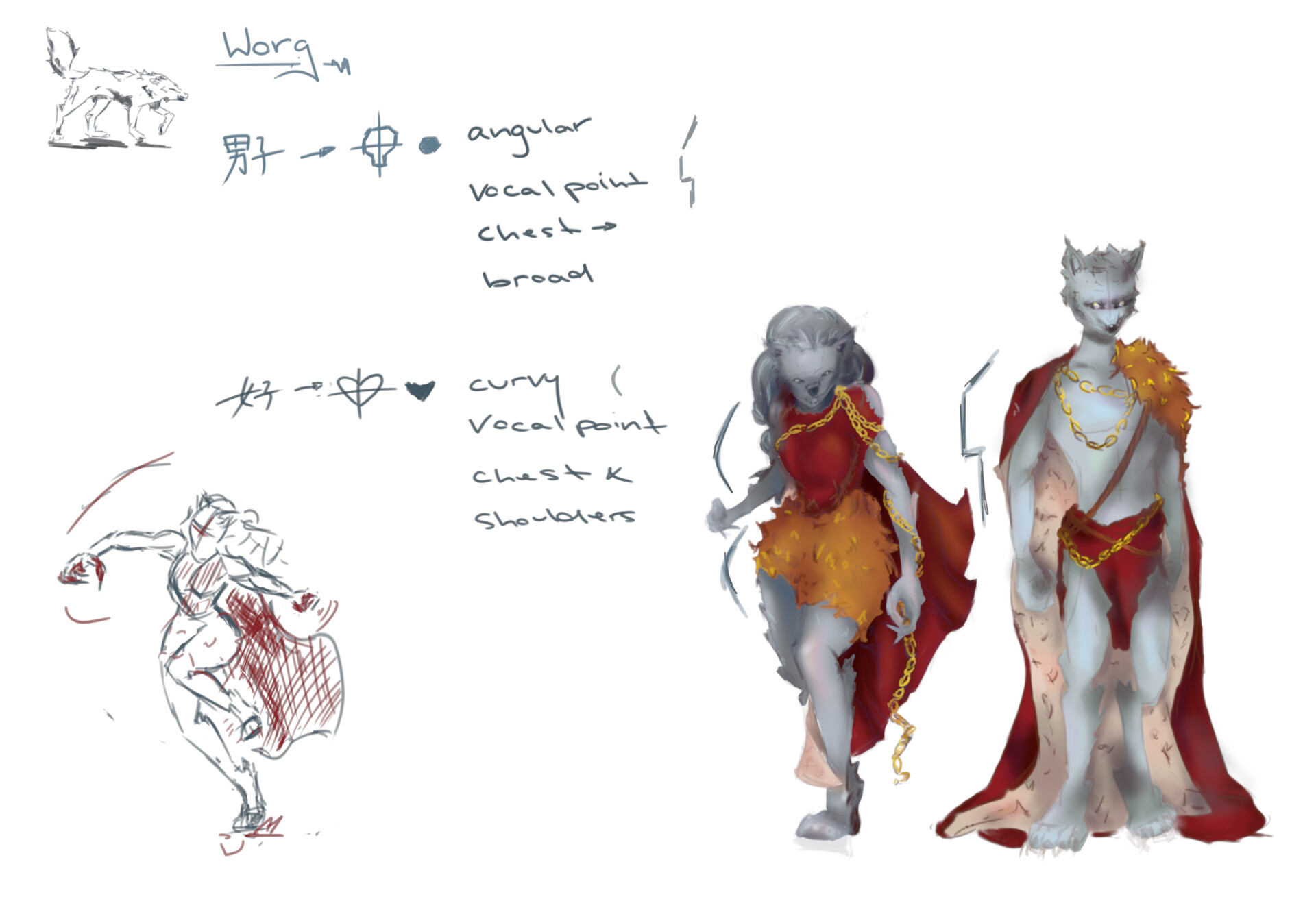 ArtStation - Wolf Warrior - Concept Piece