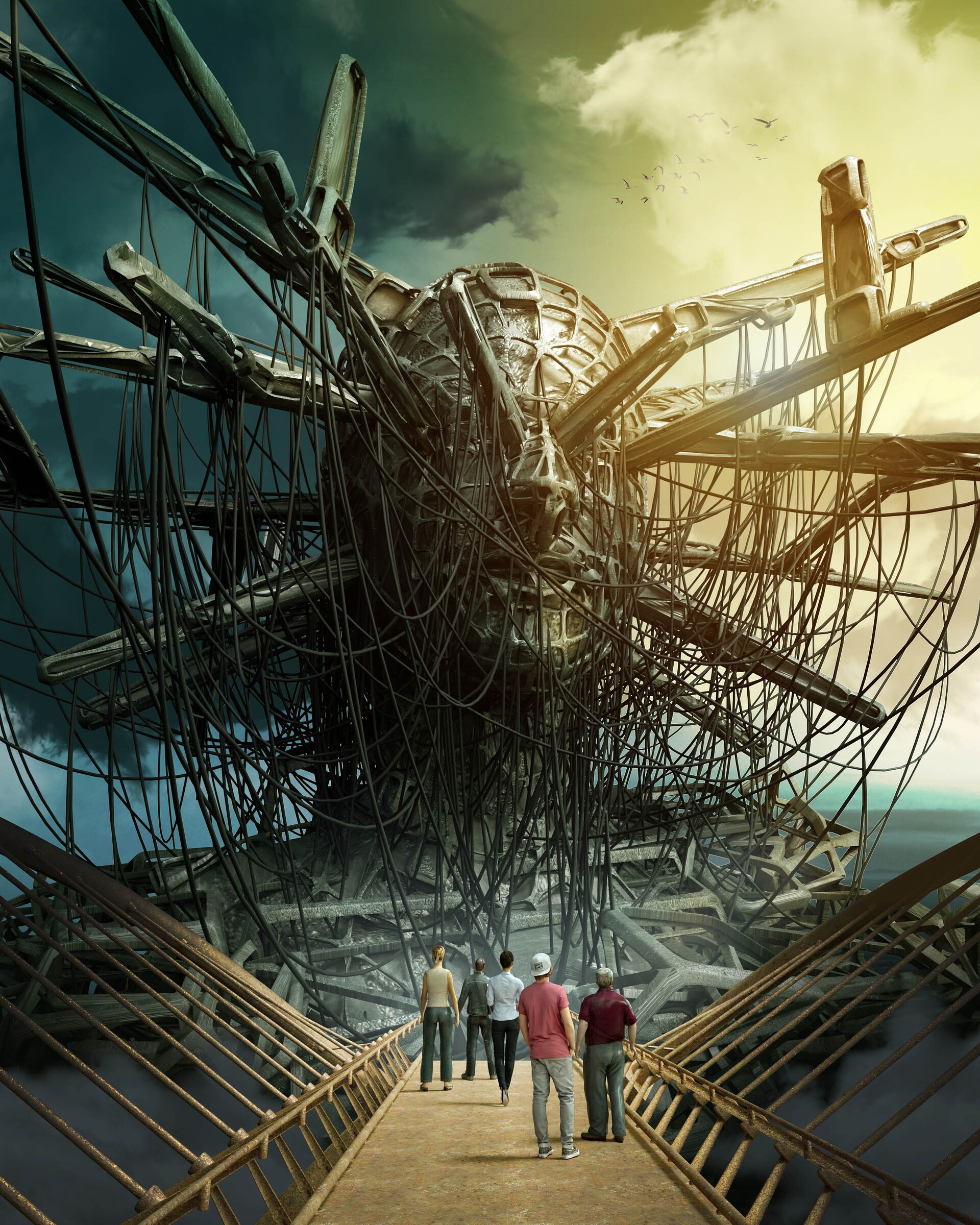 ArtStation - COMPLICATED WEB OF LIFE TREE