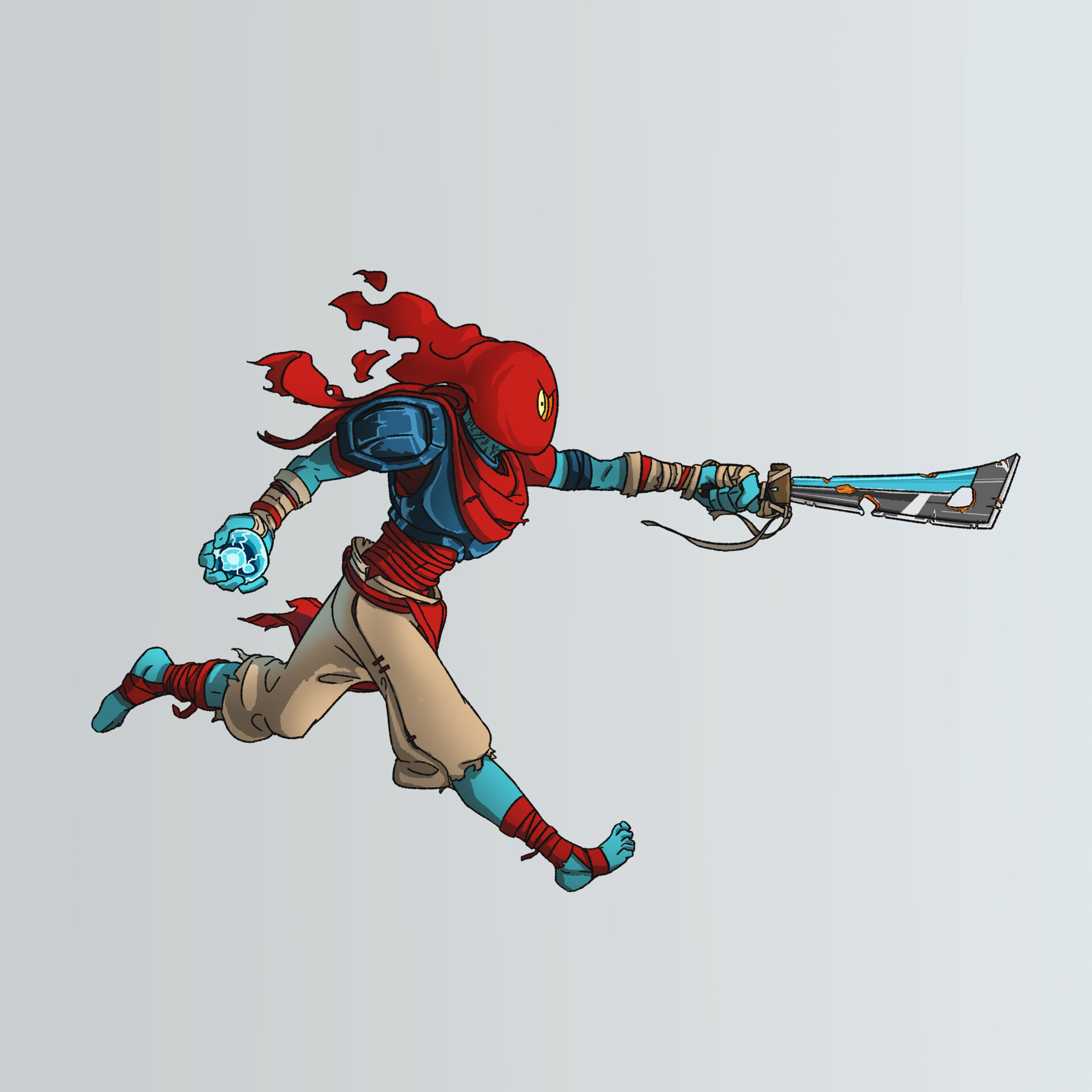 ErnesTea - Dead Cells Fanart - All Non-Playable Characters + The Beheaded