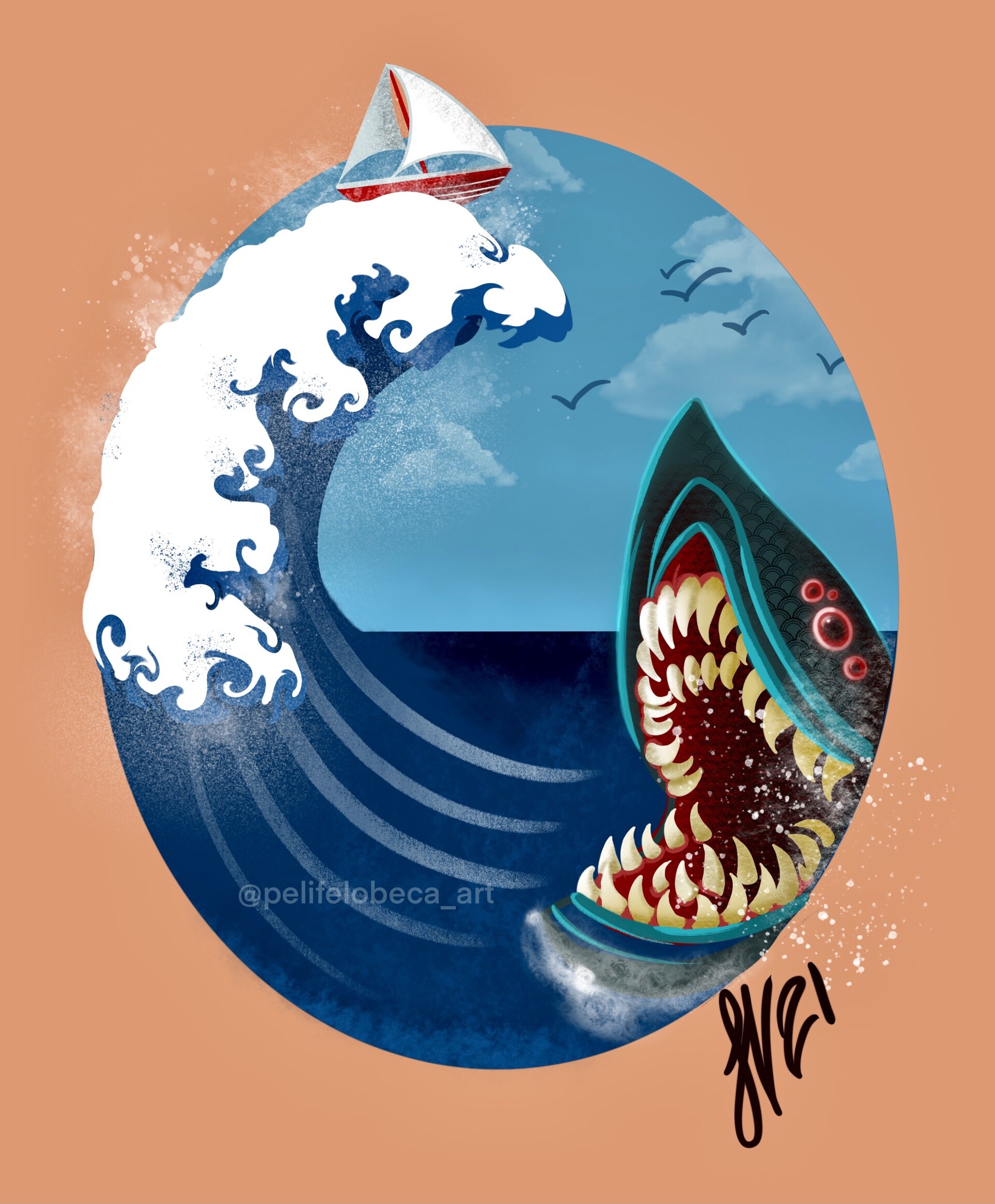 ArtStation - Wave of death!