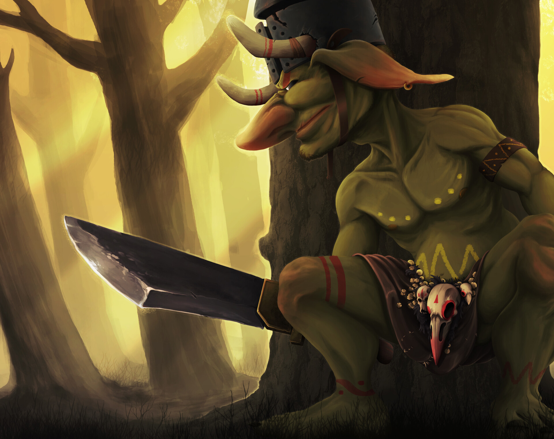 goblin warrior artwork