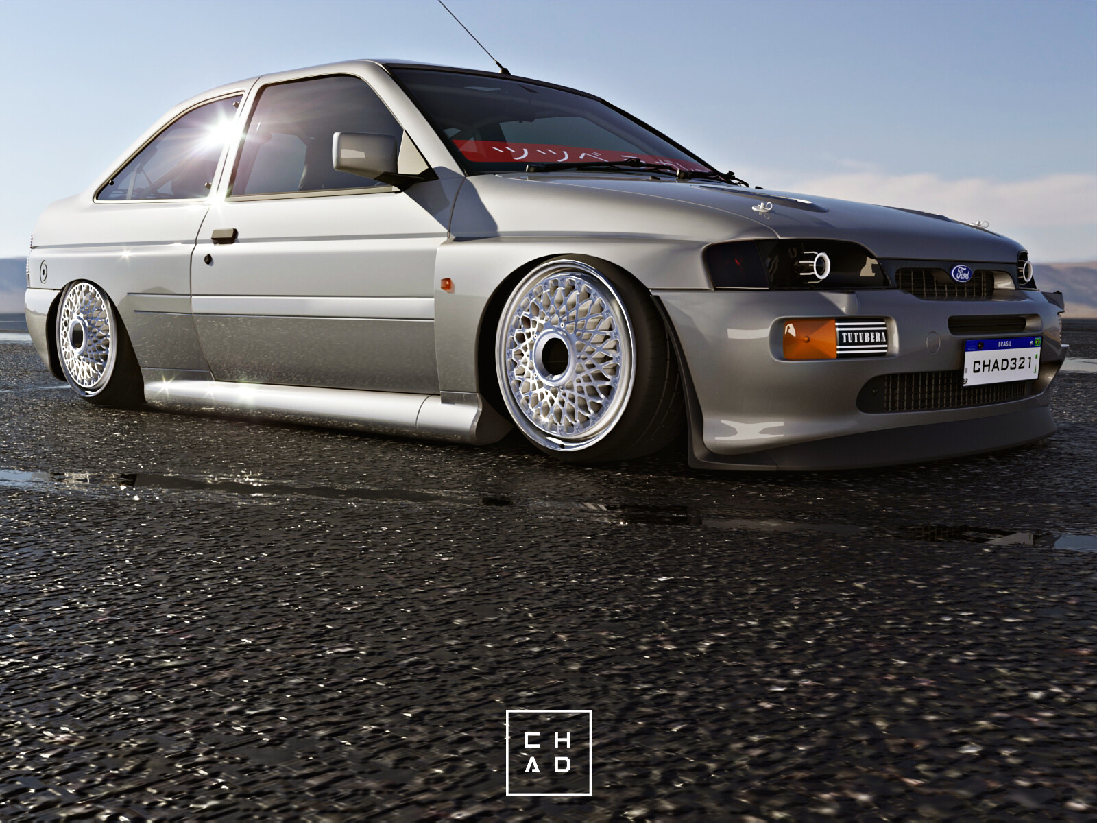 ArtStation - Ford Escort RS Cosworth