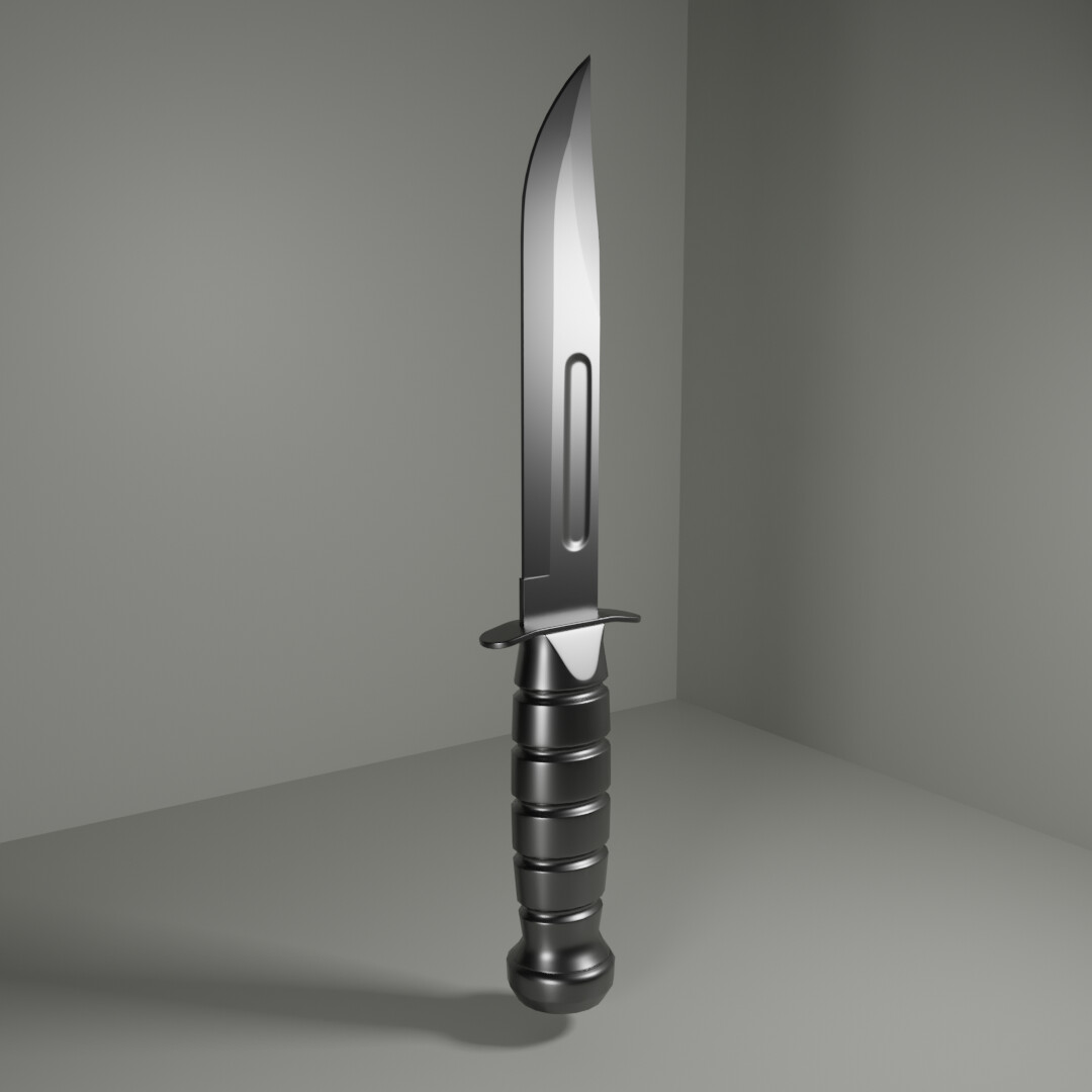 ArtStation - Combat Knife Game Assets