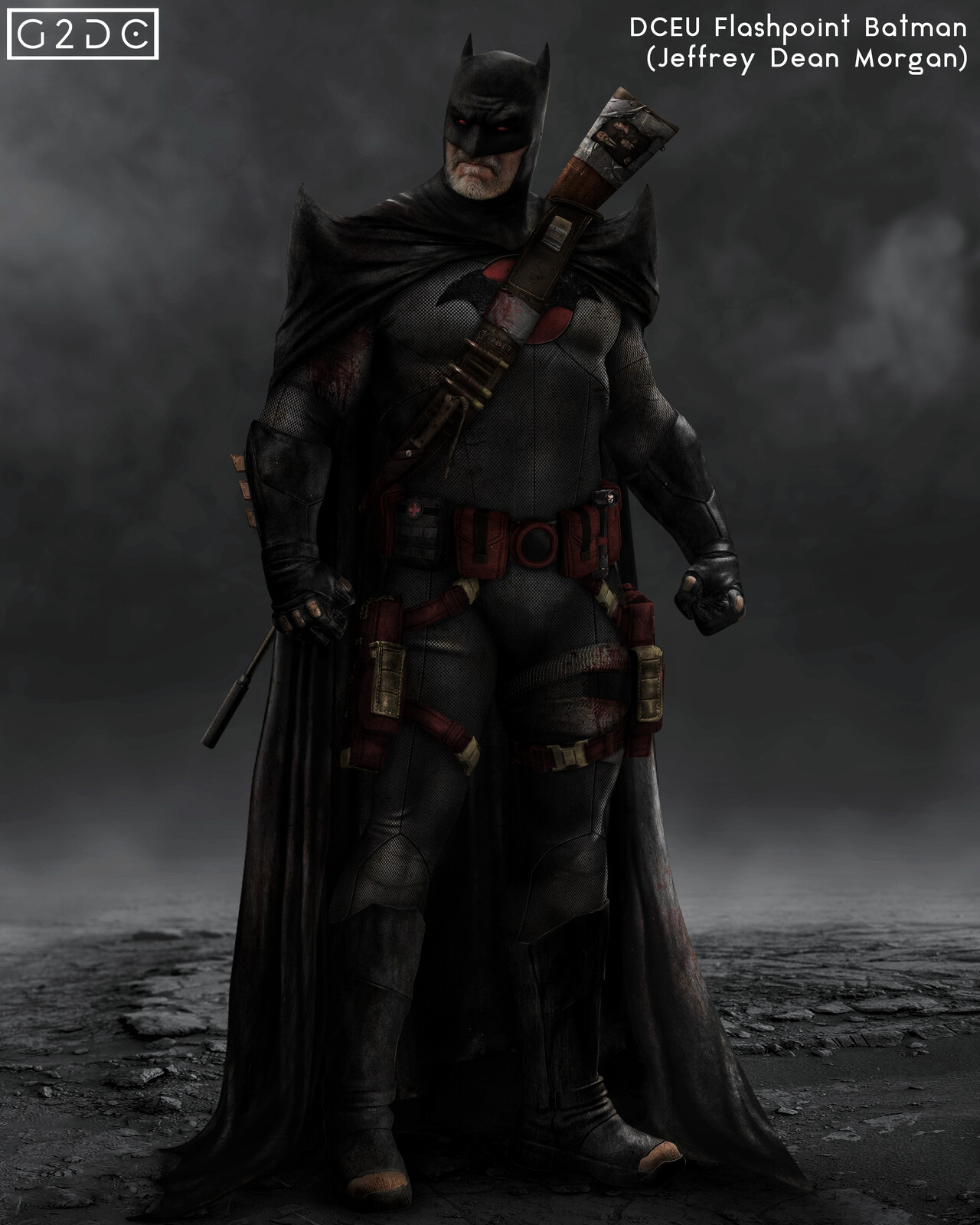 Kunal Chopra - DCEU Flashpoint Batman Concept Art