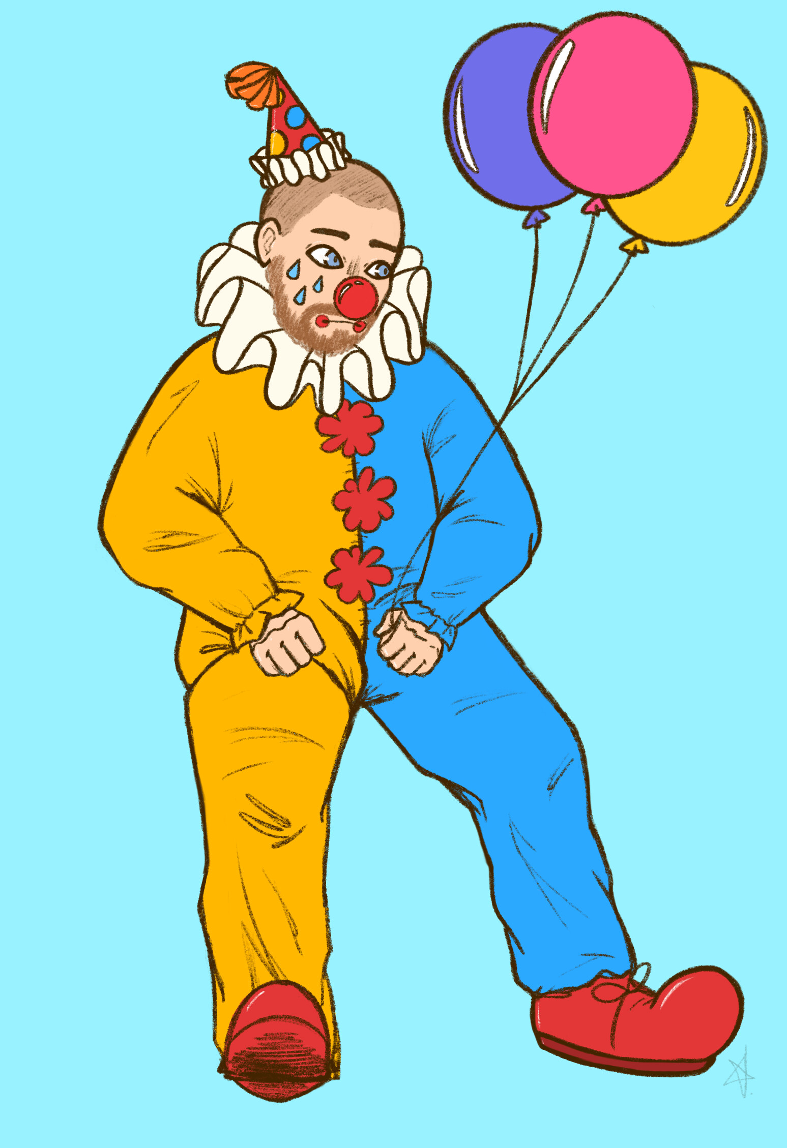 ArtStation - Sad Clown