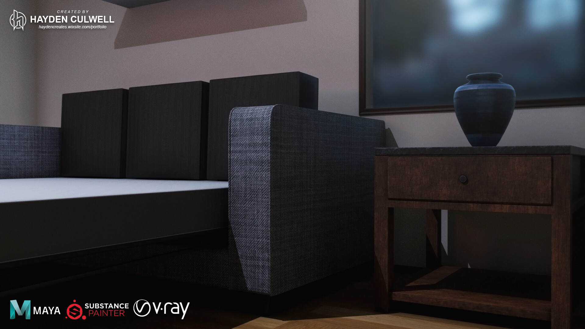 ArtStation - Studio Apartment Scene
