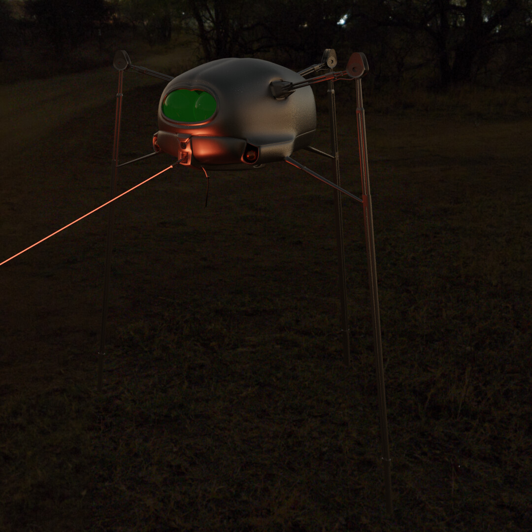 ArtStation - WOTW Jeff Wayne Tripod