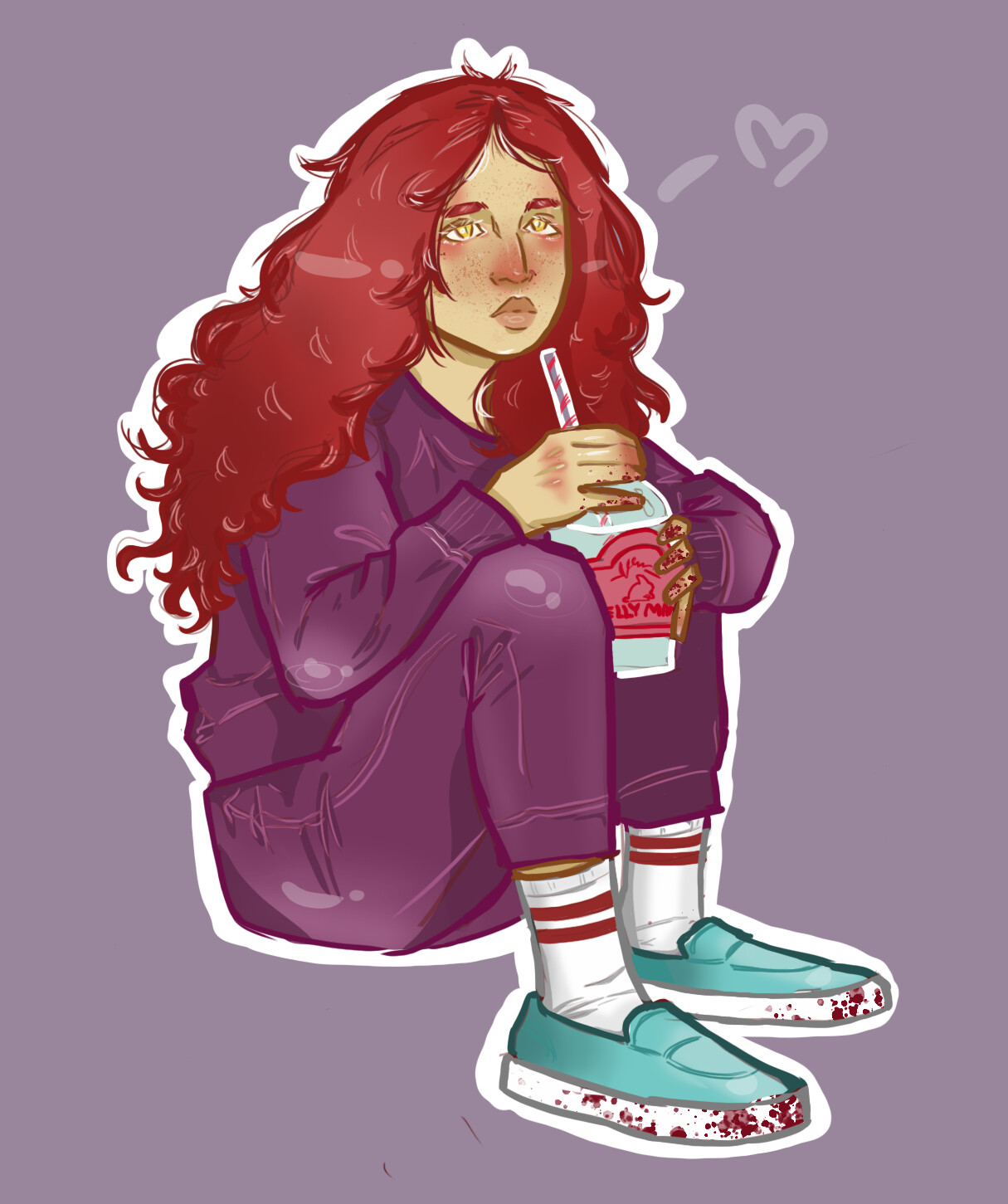 ArtStation - redhead girl