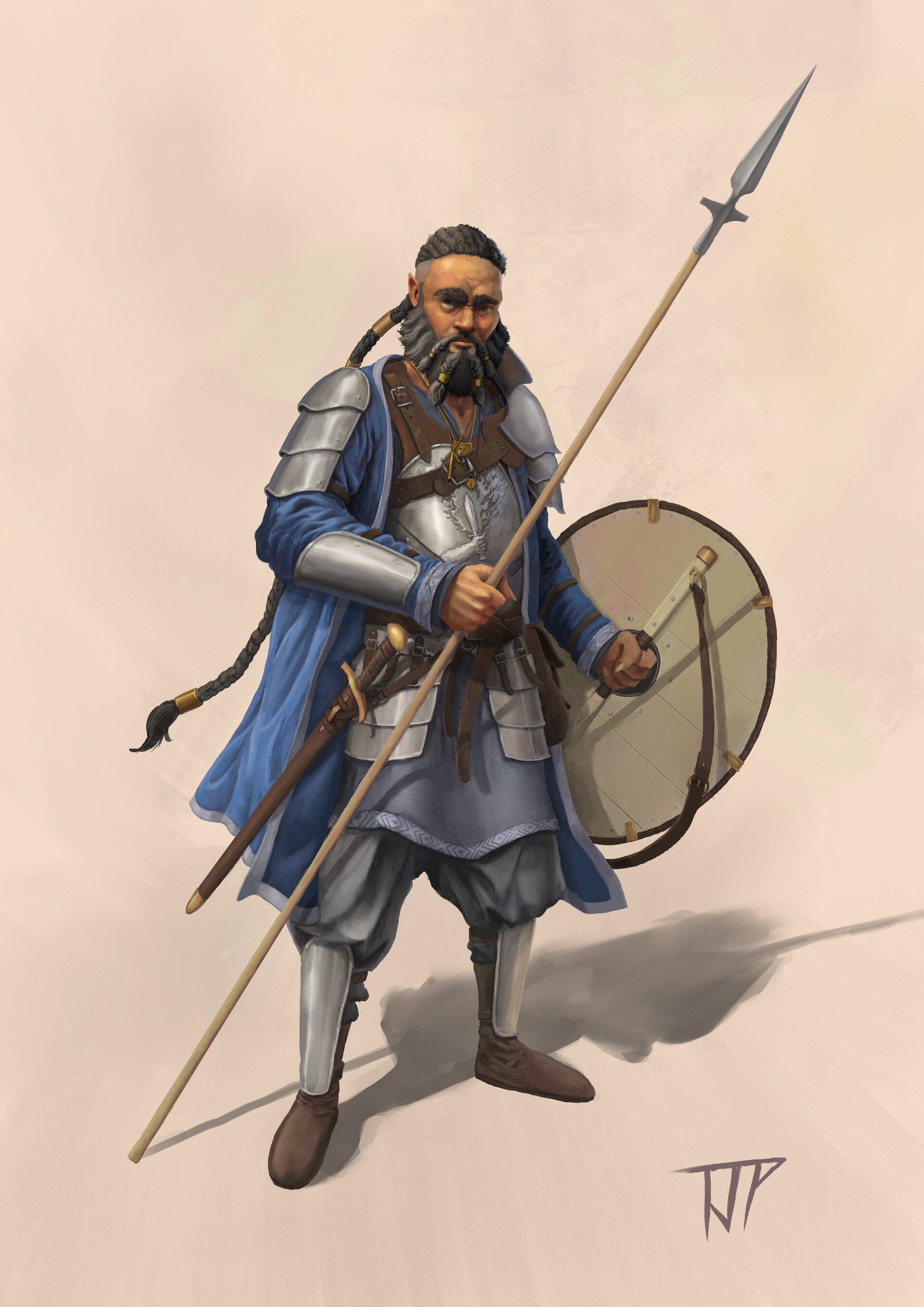 ArtStation - Thydir Ulfsson Wildhunt Shifter Unity Cleric