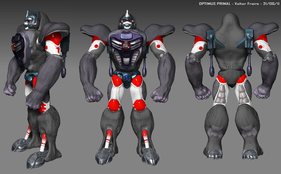 ArtStation - Beast Wars - Optimus Primal