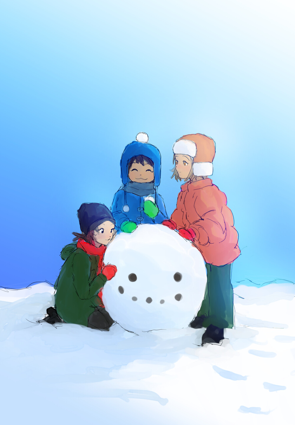 ArtStation - Snow day