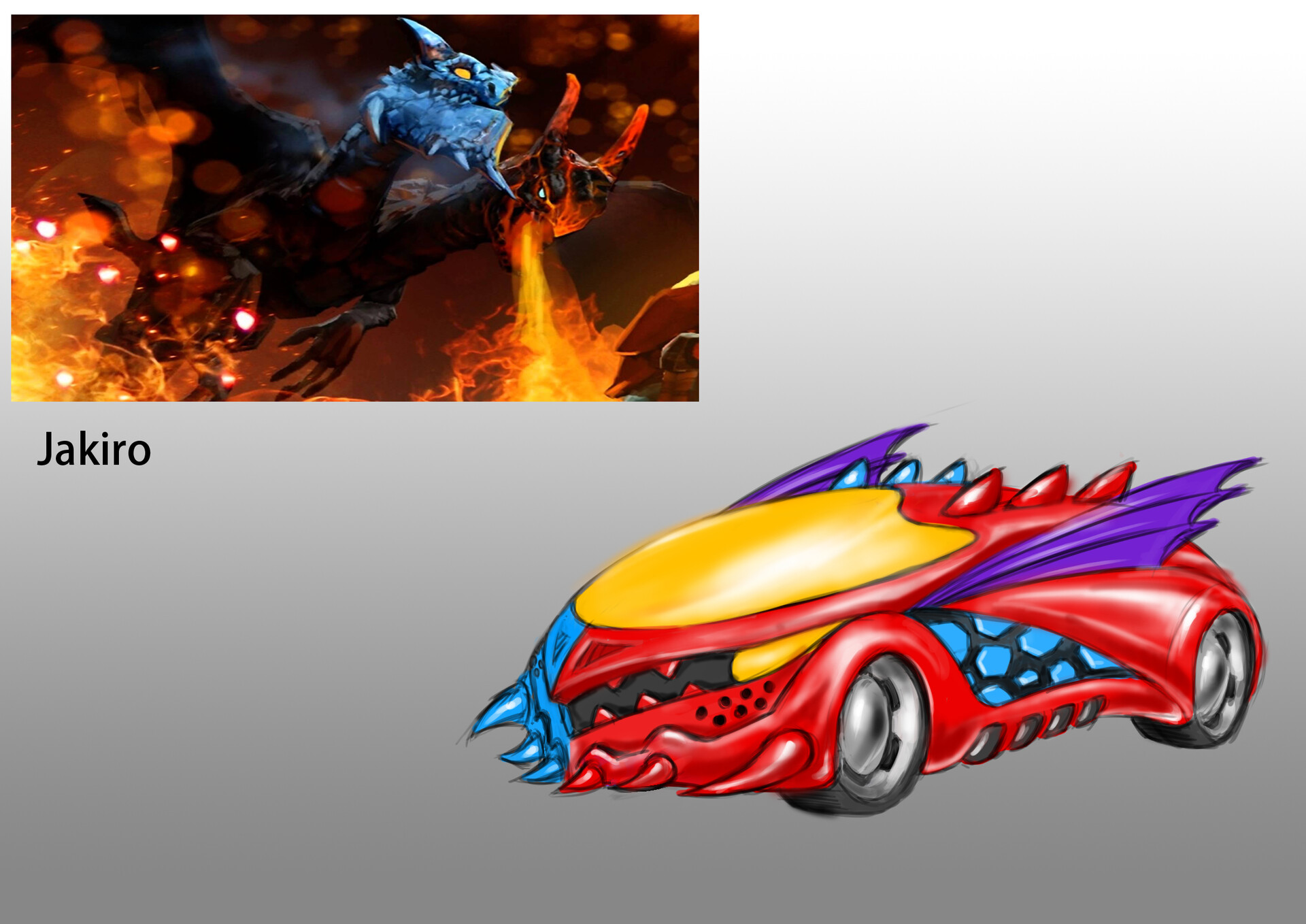 ArtStation - Concept Art - Dota2 Character transform as a Race Car