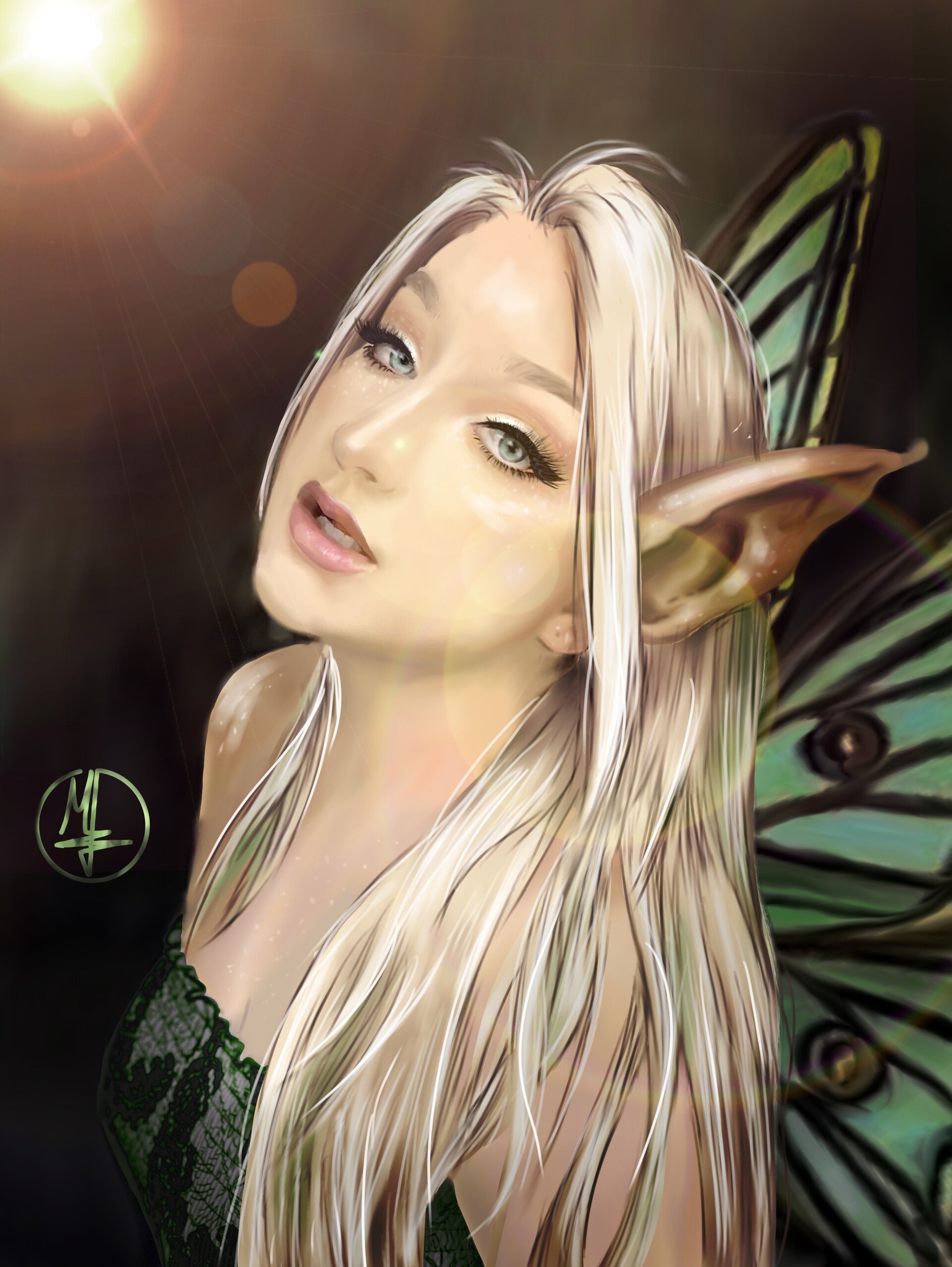 ArtStation - Moth Fairy