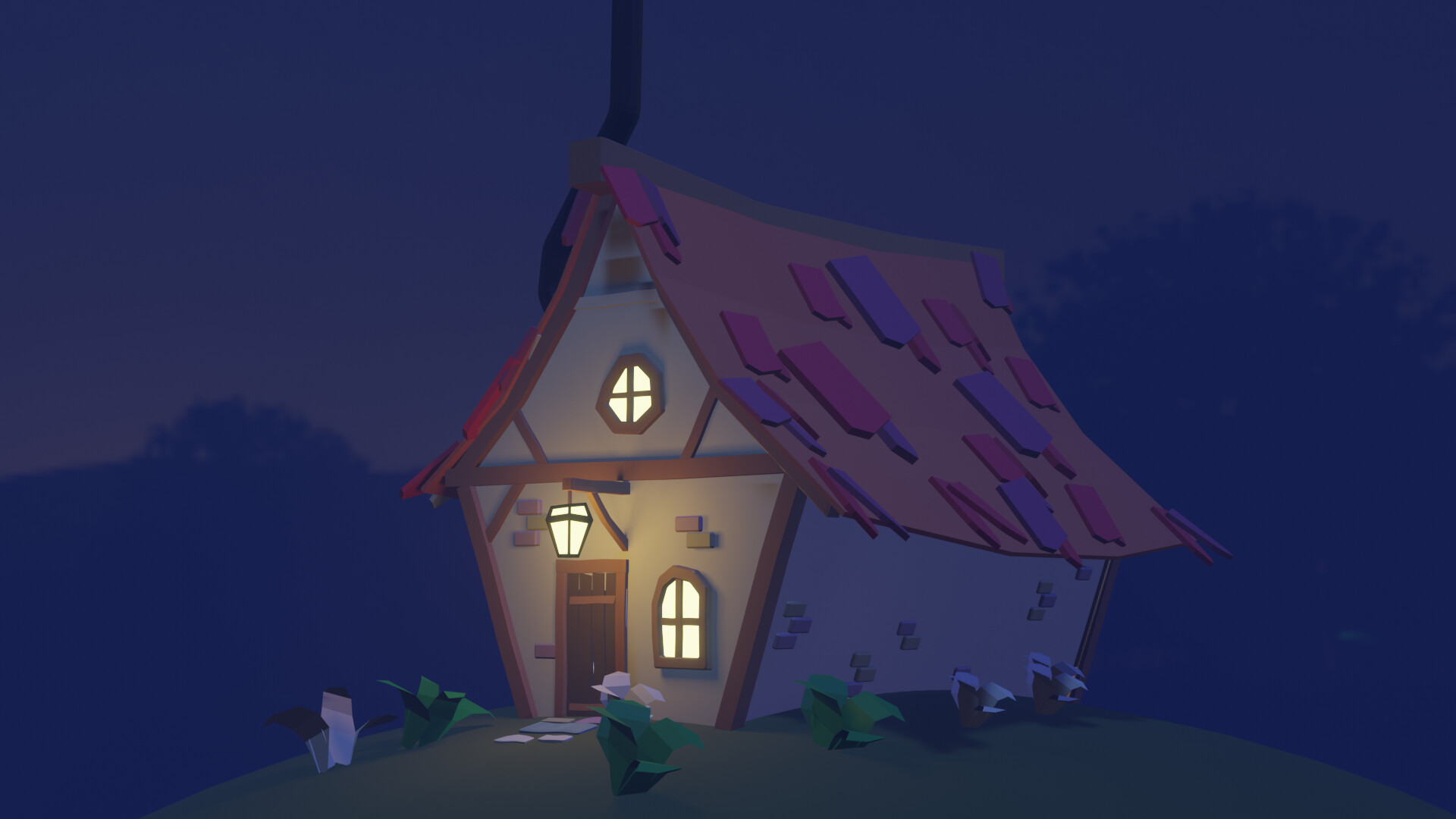 ArtStation - cartoon house