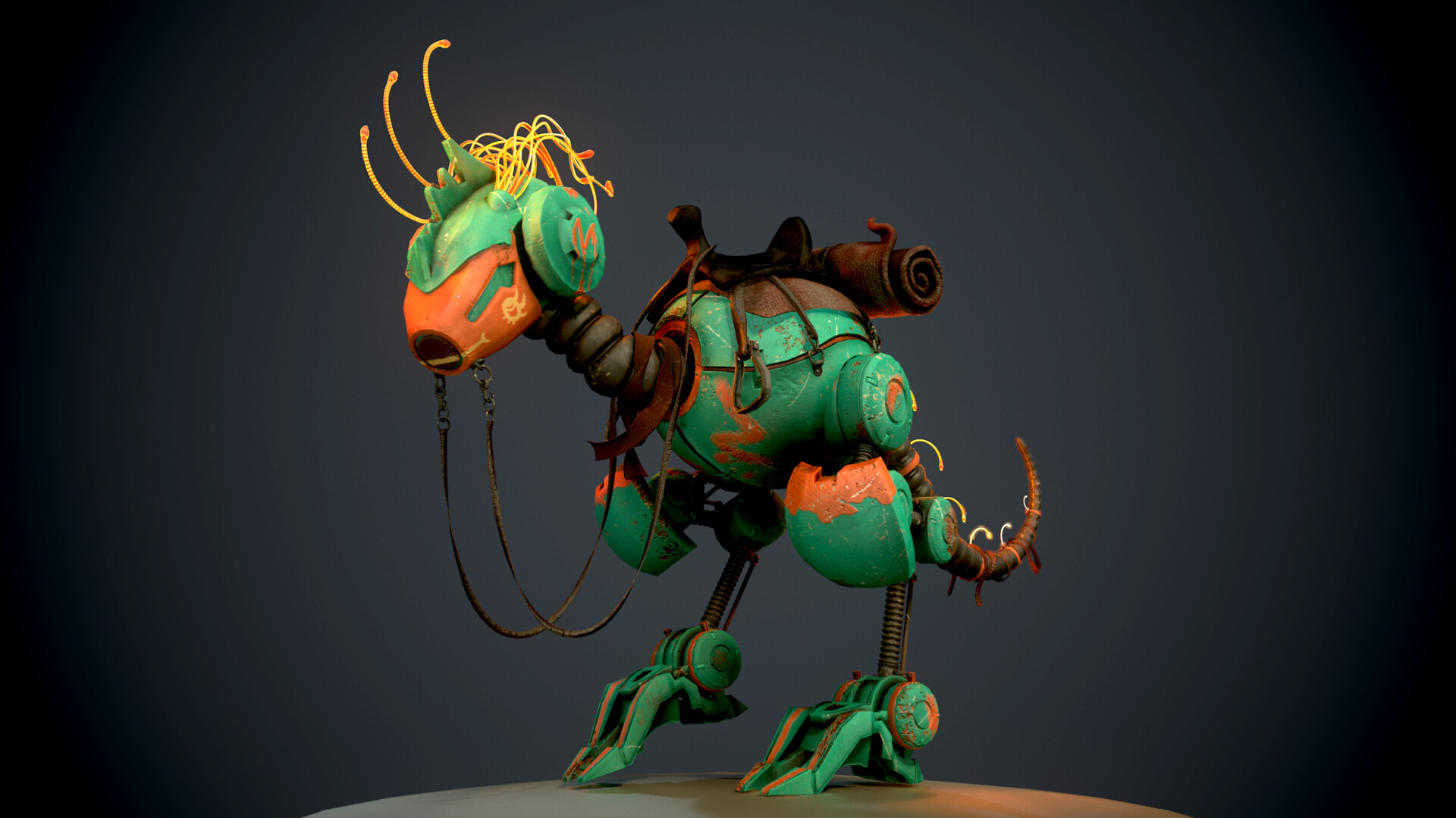 ArtStation - Rider and robot