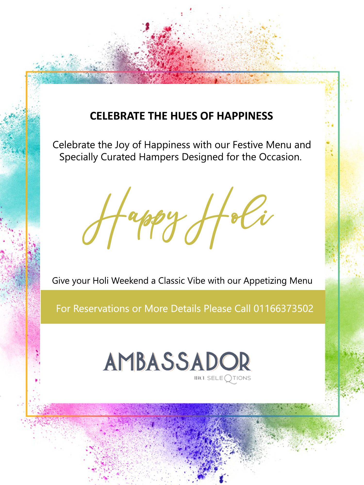 ArtStation - Invitation Card For Holi